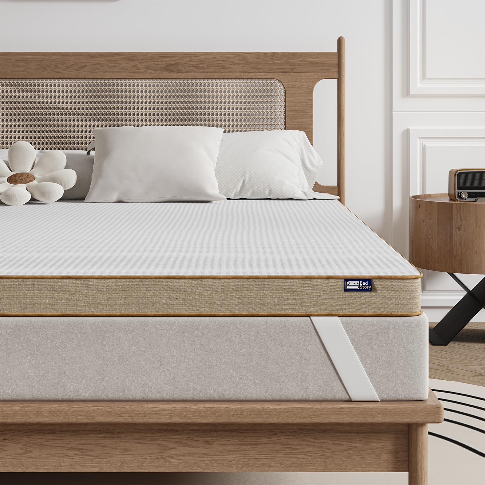 Amazon.com: Sleepmax Firm Mattress Topper Full Size 3 Inch - Extra Firm ...