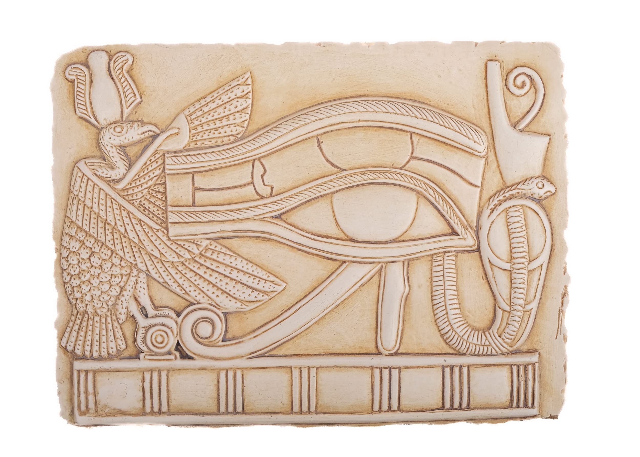 Eye Of Horus Sculpture Hieroglyphs Depicting The Eye Of Horus, Also