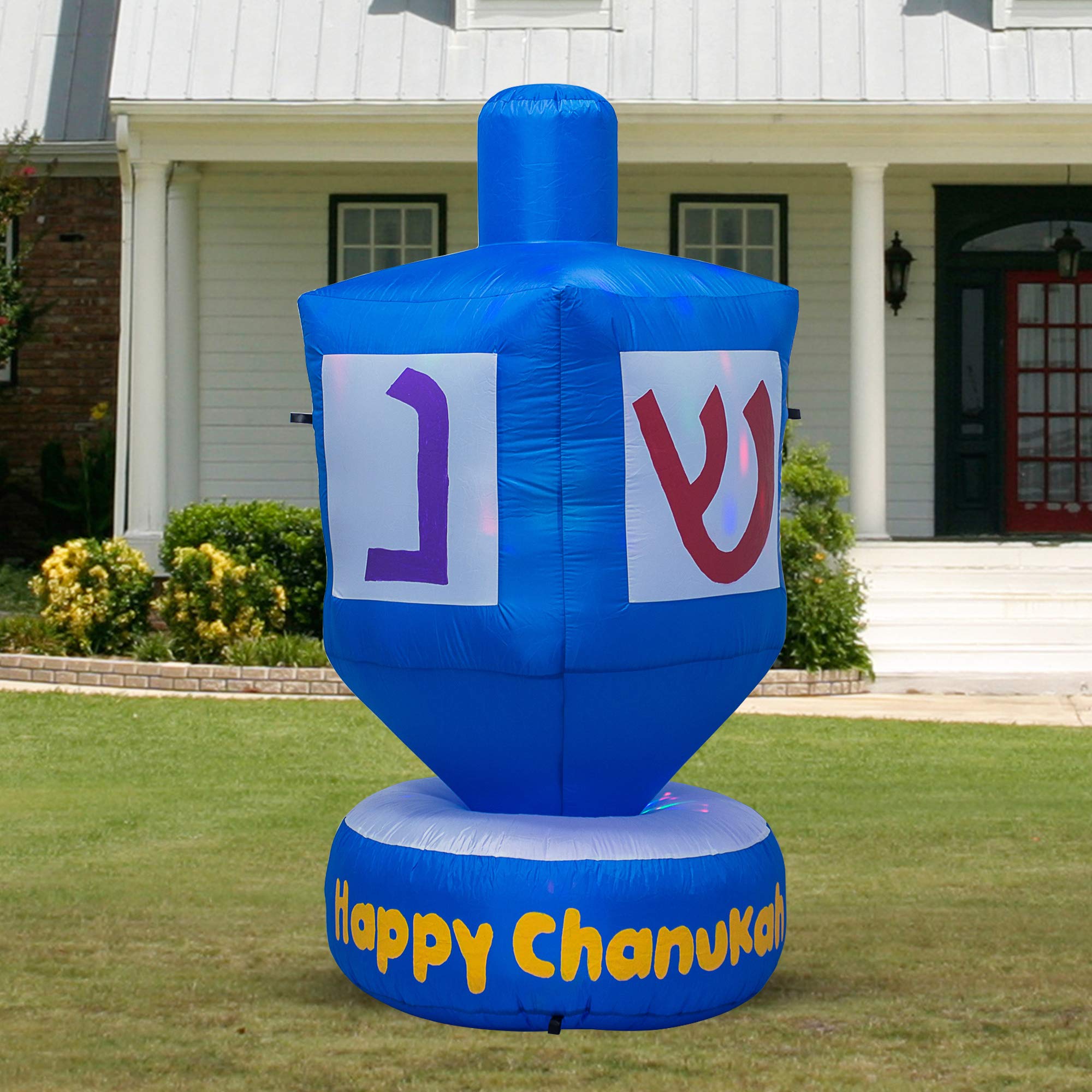 Inflatable Menorah Yard TURNMEON 6 Foot Inflatable Hanukkah Menorah