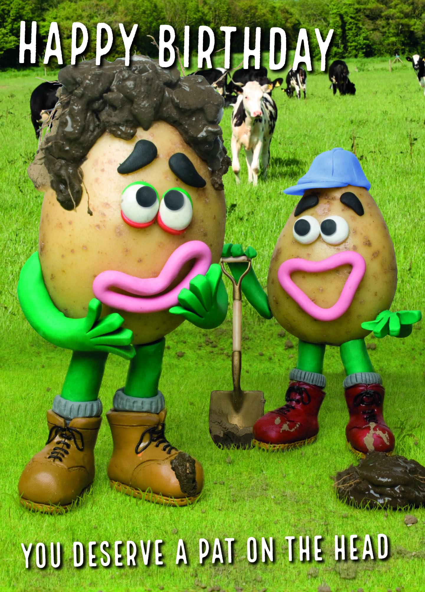 Violent Veg 'Pat On The Head' Funny Birthday Card : Amazon.co.uk ...