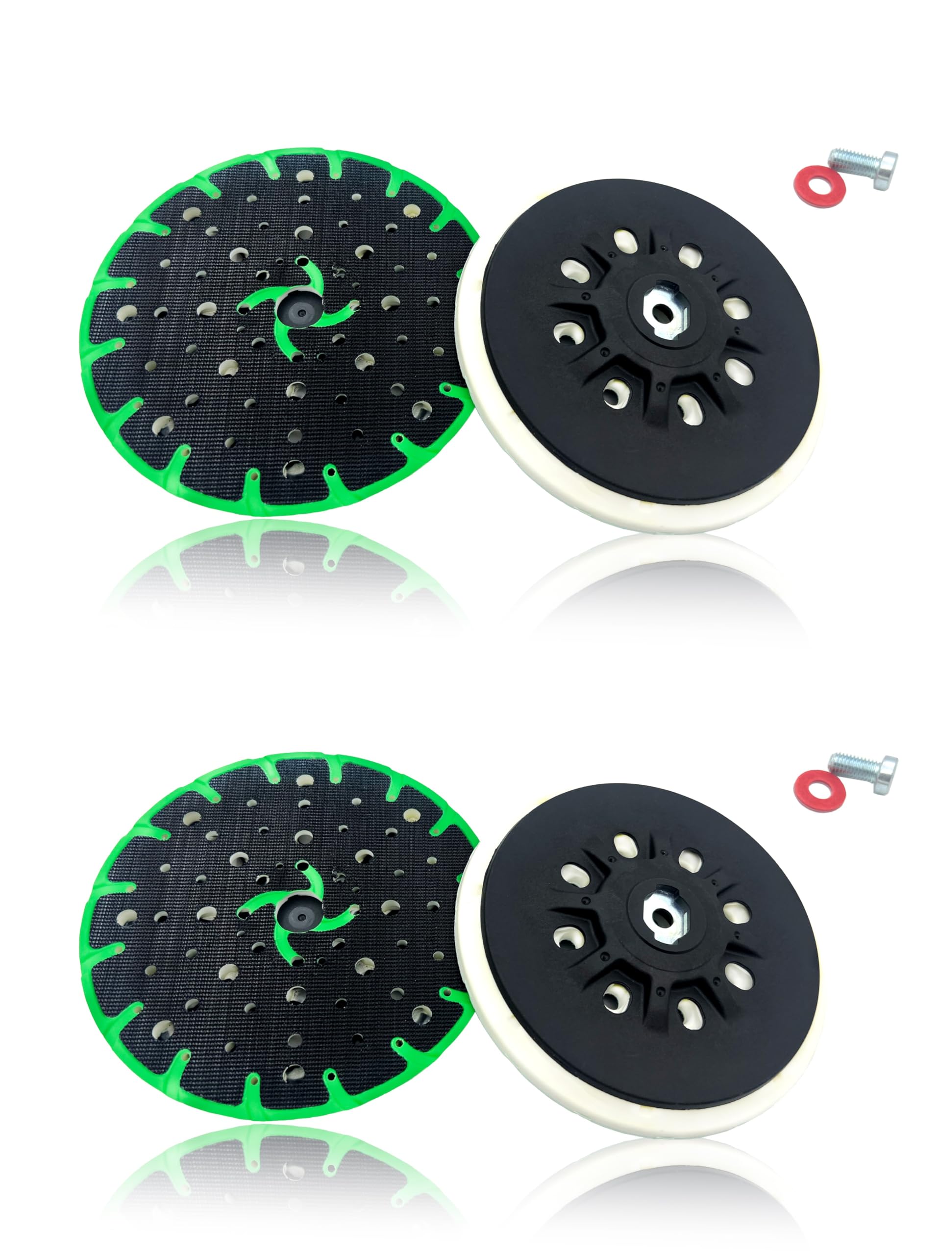 202458 6-Inch Hook and Loop Sanding Discs for Festool ETS 150/3 EQ, ETS ...