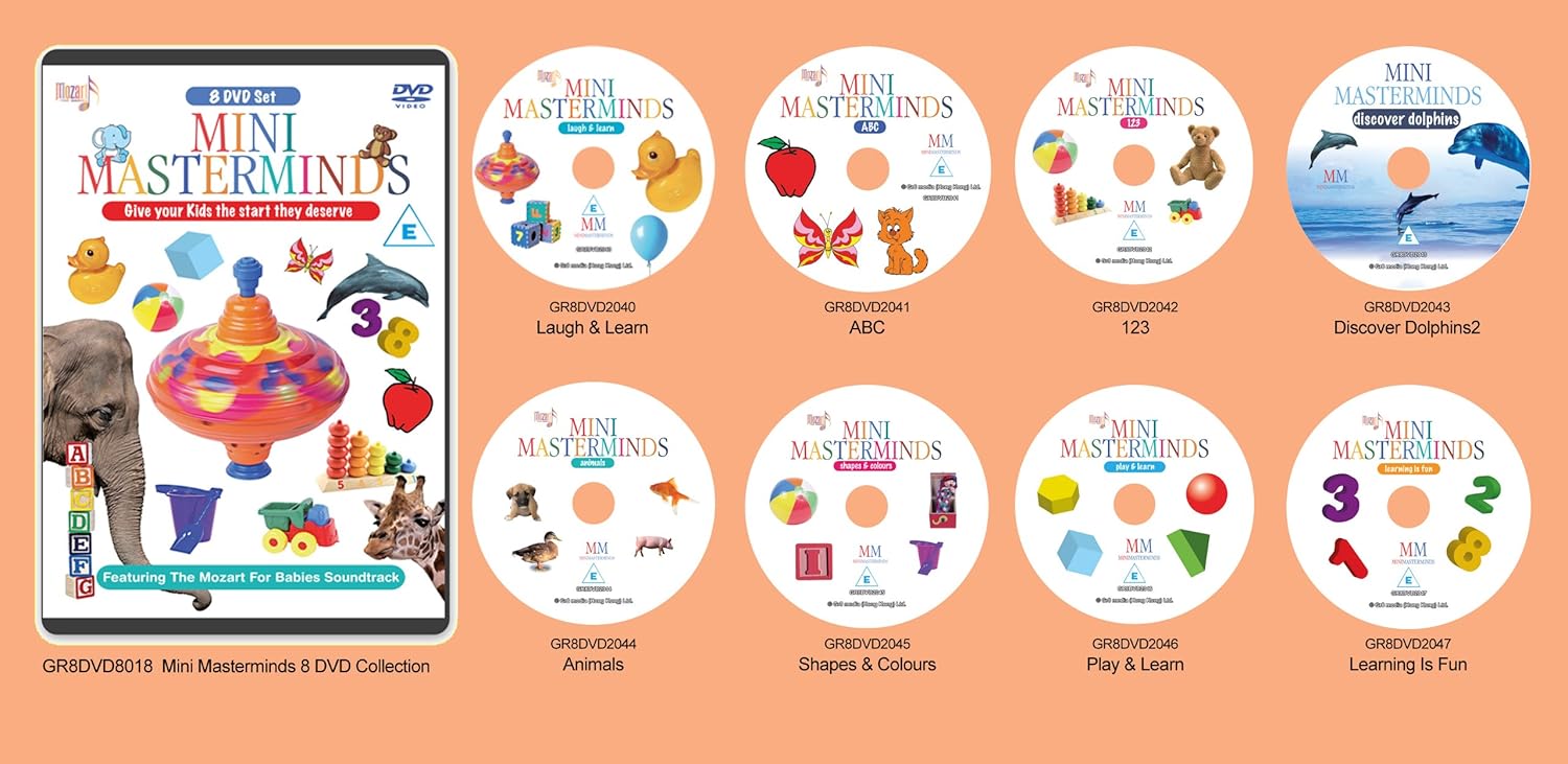 Mini Masterminds 8 DVD Collection: Amazon.co.uk: DVD & Blu-ray