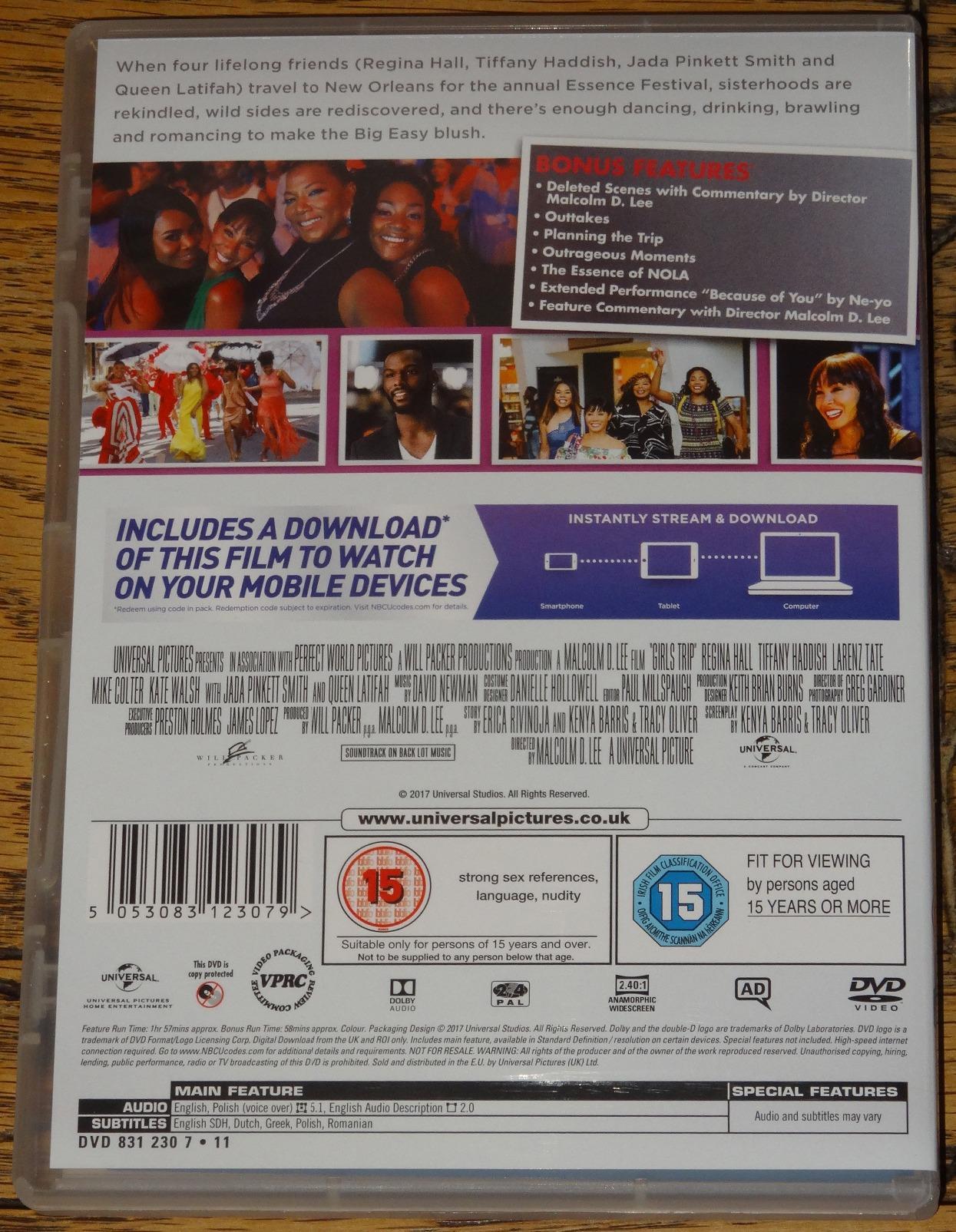 Girls Trip [DVD] (English audio. English subtitles): Amazon.co.uk ...
