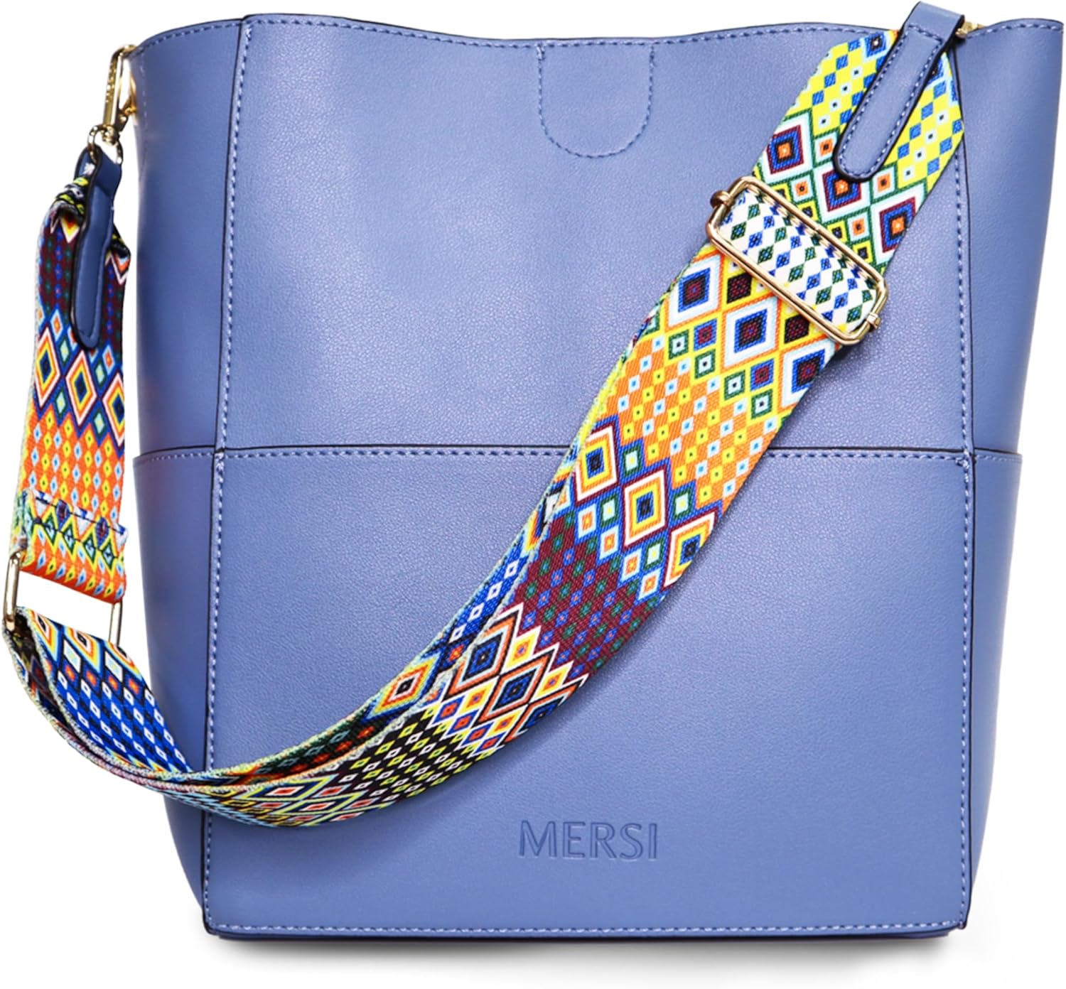 MERSI Demi Bucket Purse – Vegan Leather Bucket Bag With Detachable Mini ...