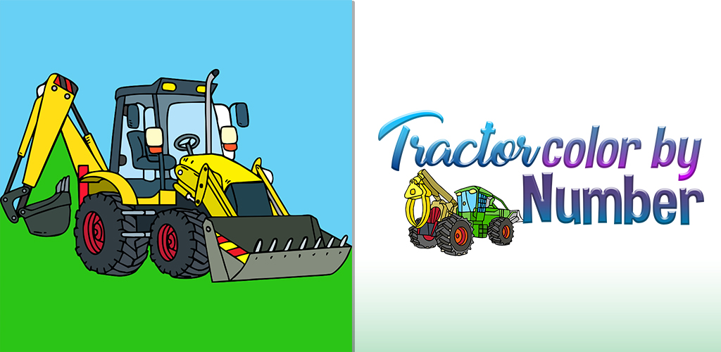 Tractors Color By Number - Vehicles Coloring Book:Amazon.es:Appstore ...