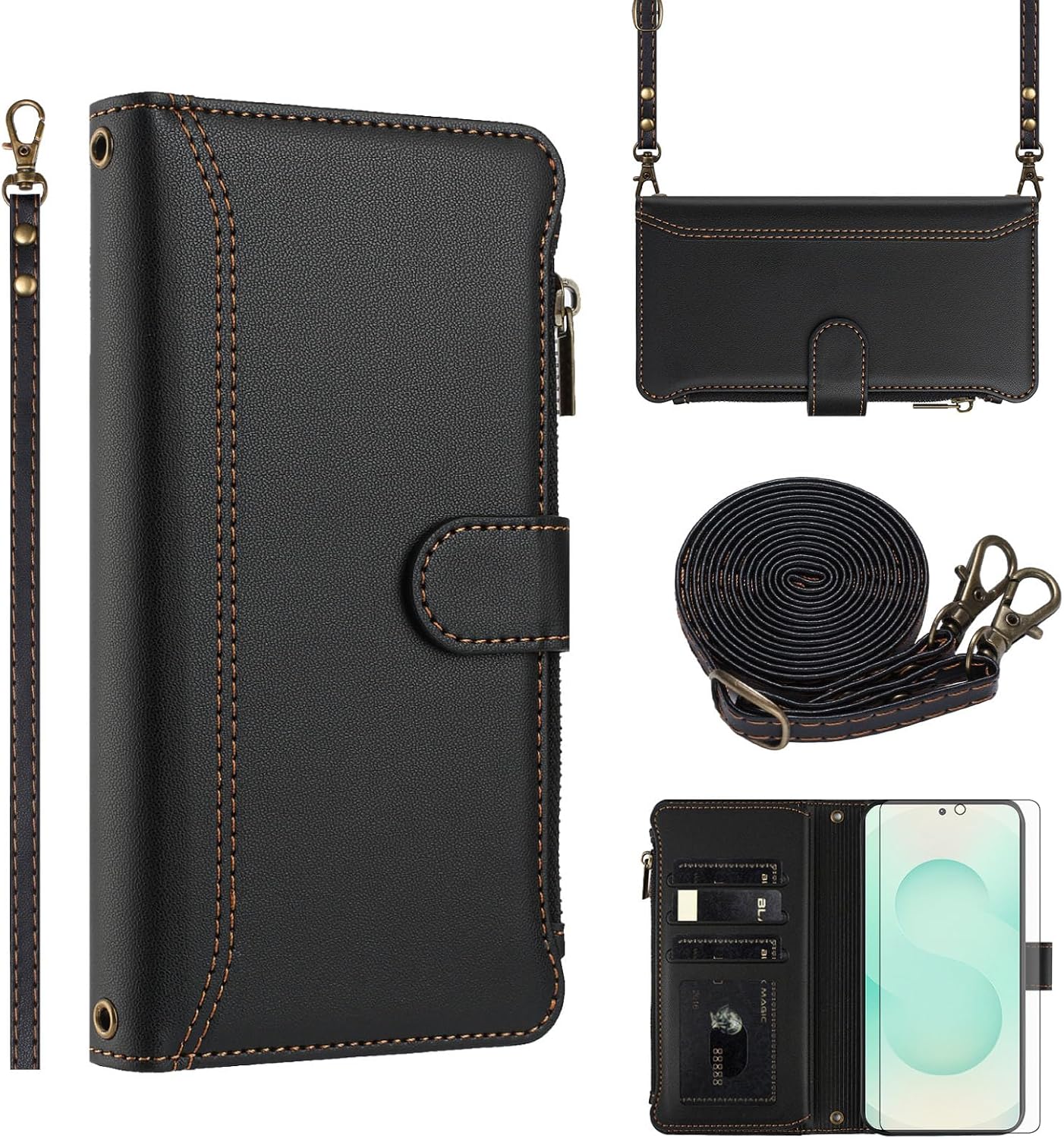 Amazon.com: Asuwish Phone Case for Samsung Galaxy S26 Edge Wallet Cover ...