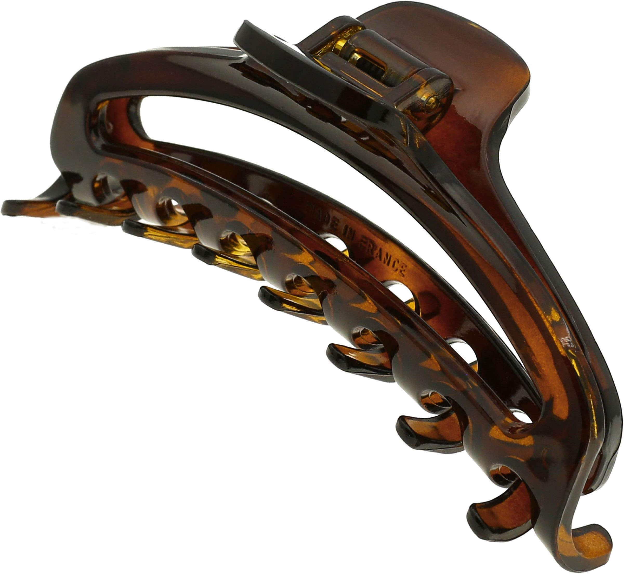 Amazon.com : Parcelona French Classic Small 1 1/2" Celluloid Hair Claw ...