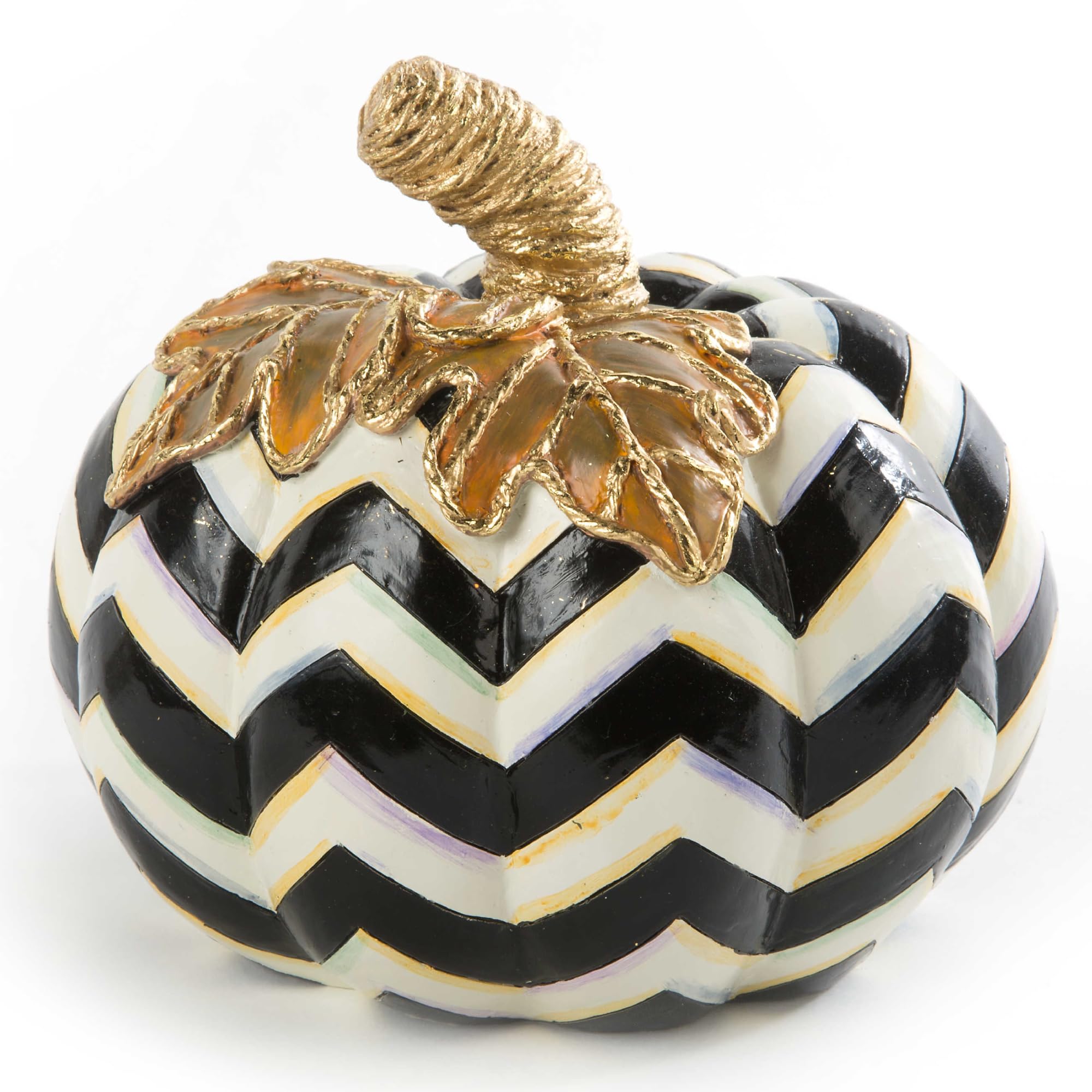 Chevron Painted Pumpkins
