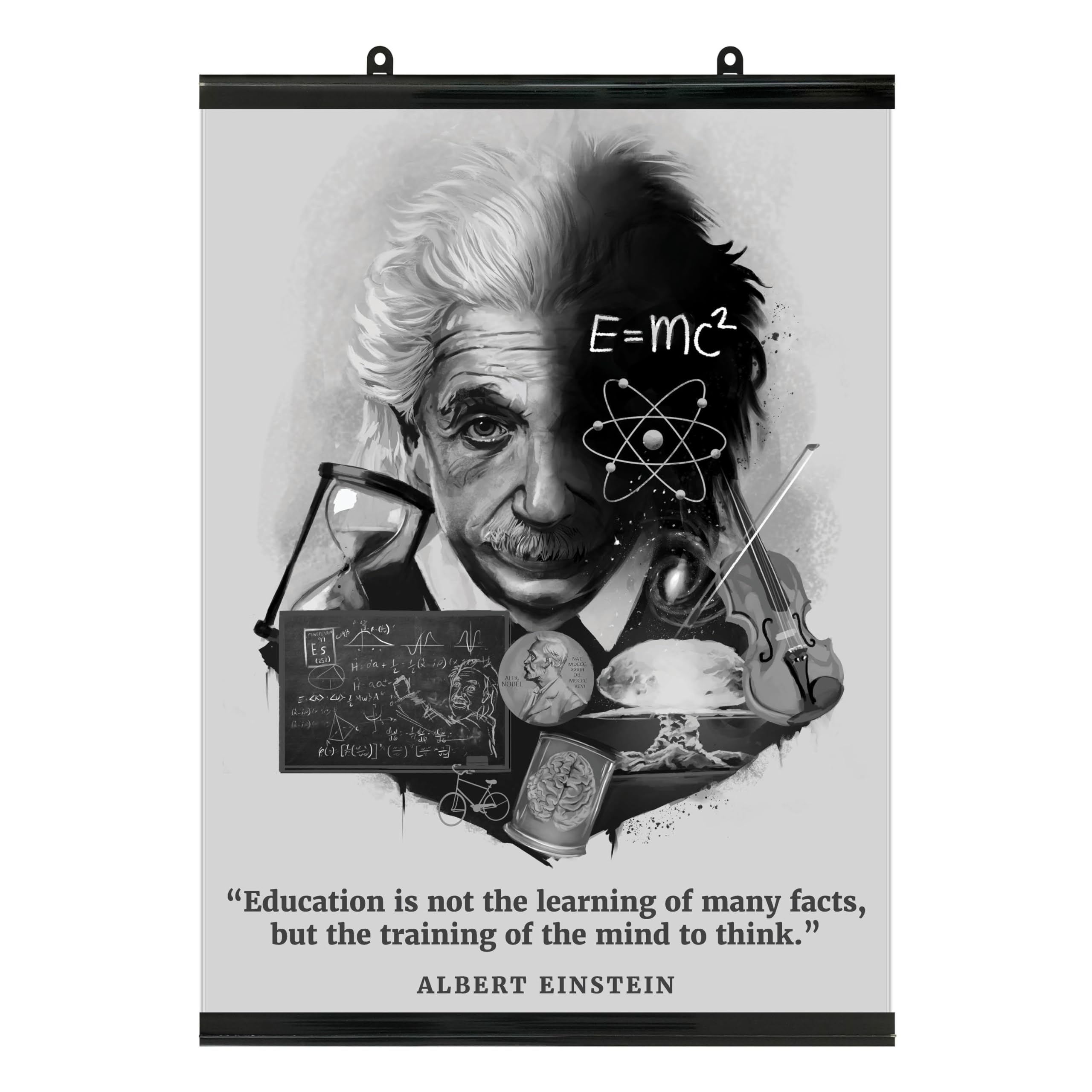 Amazon.com: Palace Learning Albert Einstein Poster - Inspirational and ...