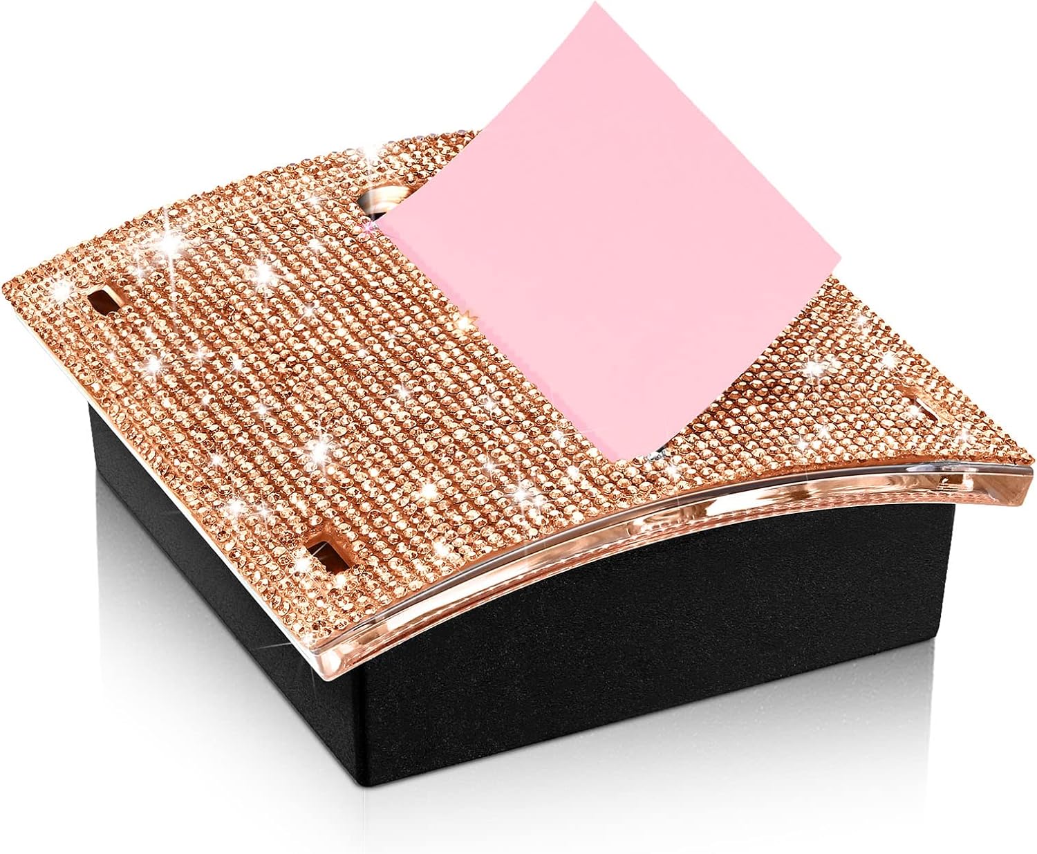 Amazon.com : Eersida Rhinestone Self Stick Note Pad Holders 4 x 4 ...
