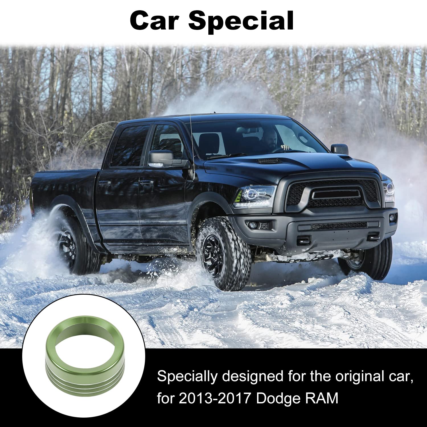 Snapklik.com : Voodonala For Dodge RAM Aluminum Gear Shift Shifter ...