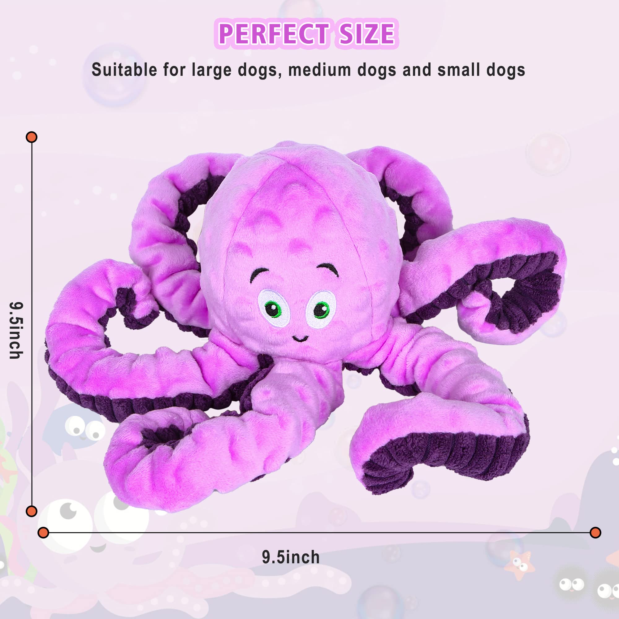 Large Stuffed Dog Toy Warmies Heatable Scented Octopus Stuffed Animal ...