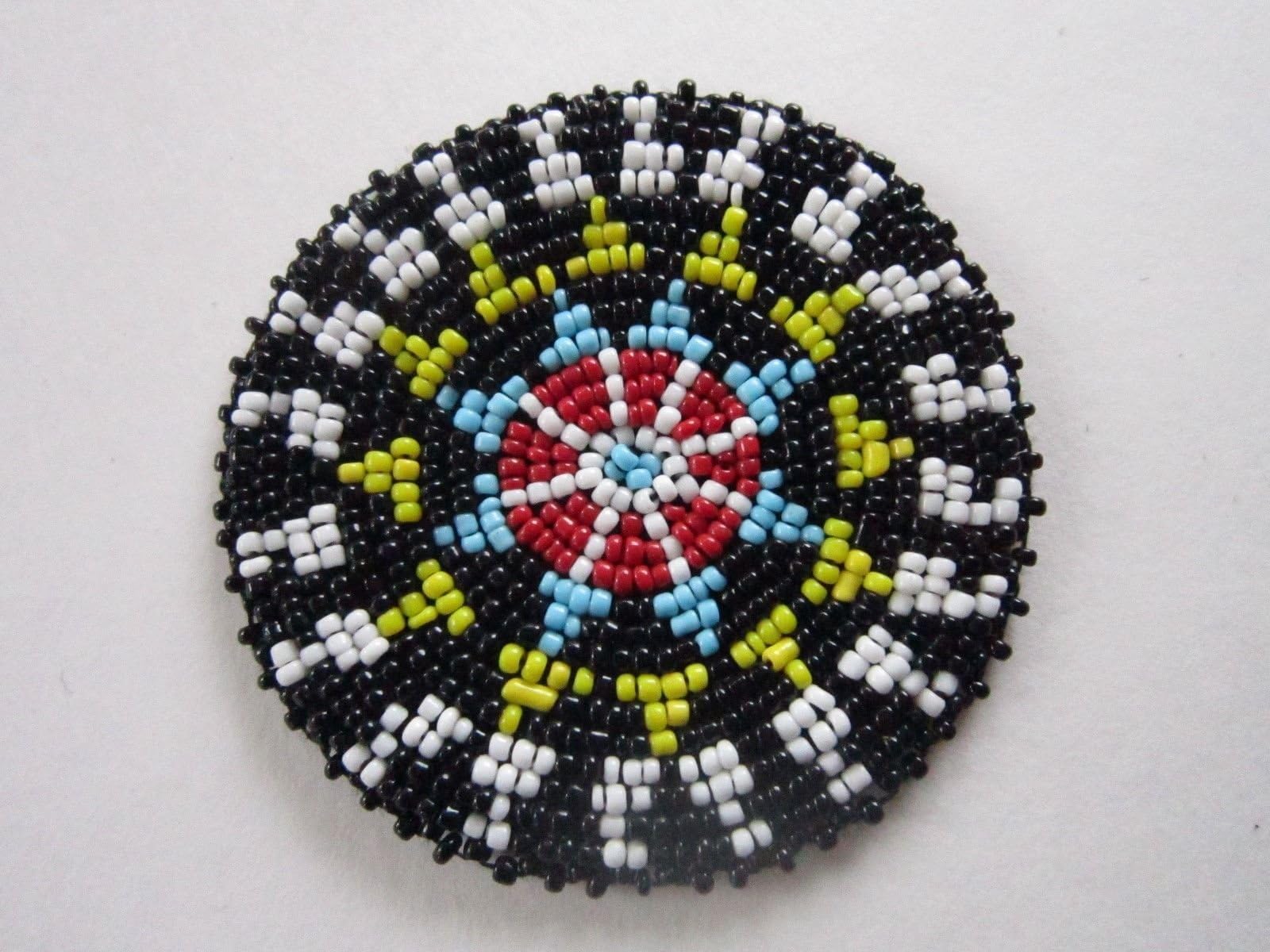Amazon.com: Small Native American Design Beaded Rosettes - Beaded ...