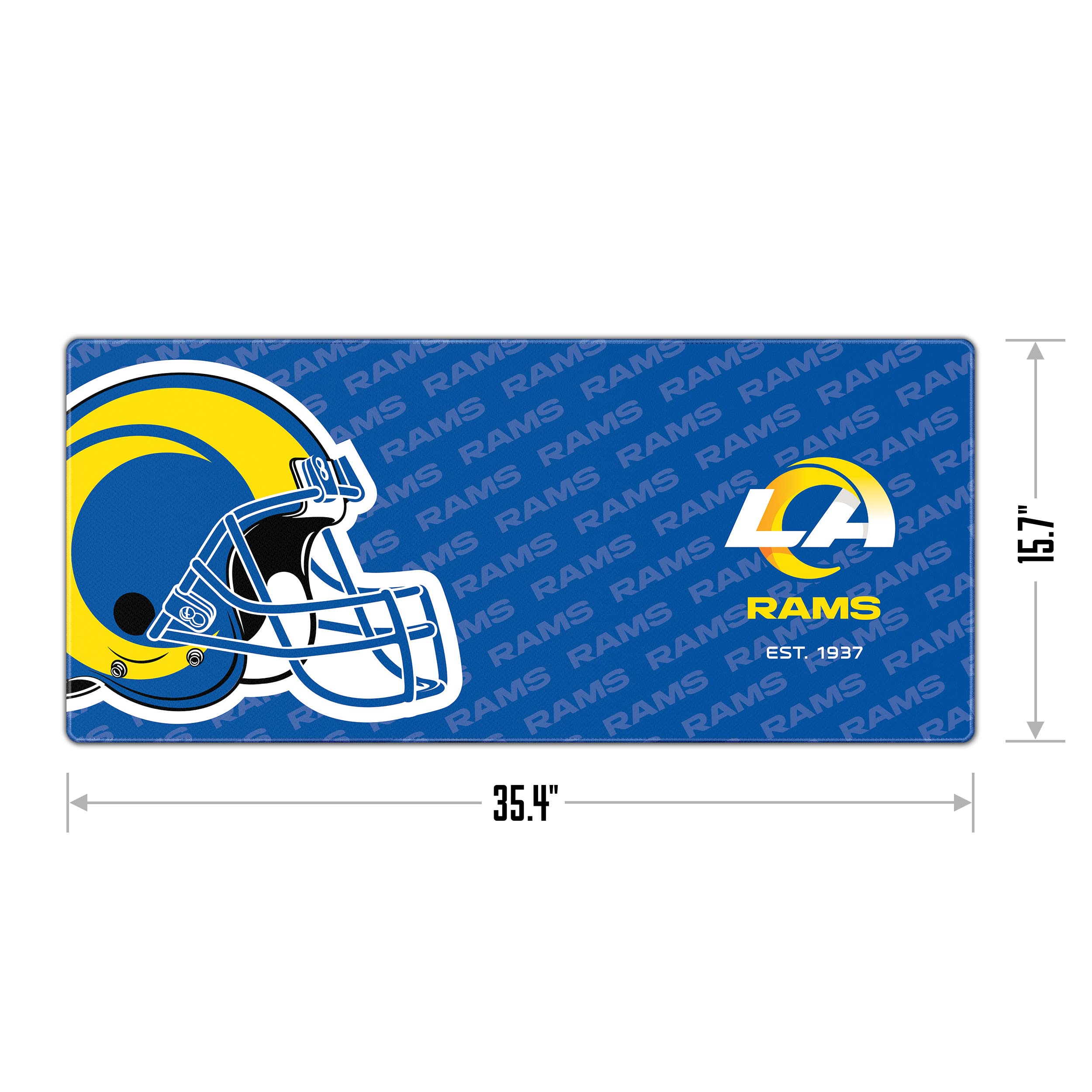 Snapklik.com : NFL Los Angeles Rams Logo Series Desk Pad