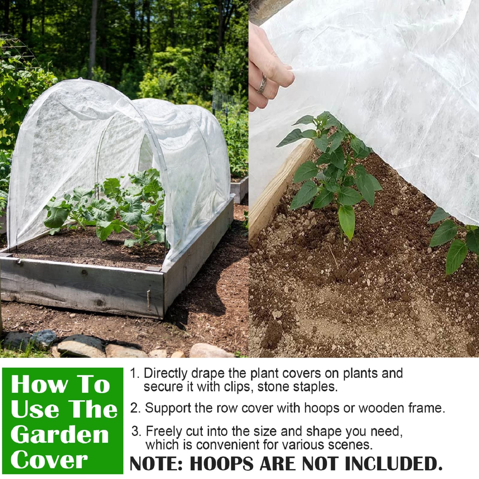 Winter Vegetable Garden Row Covers