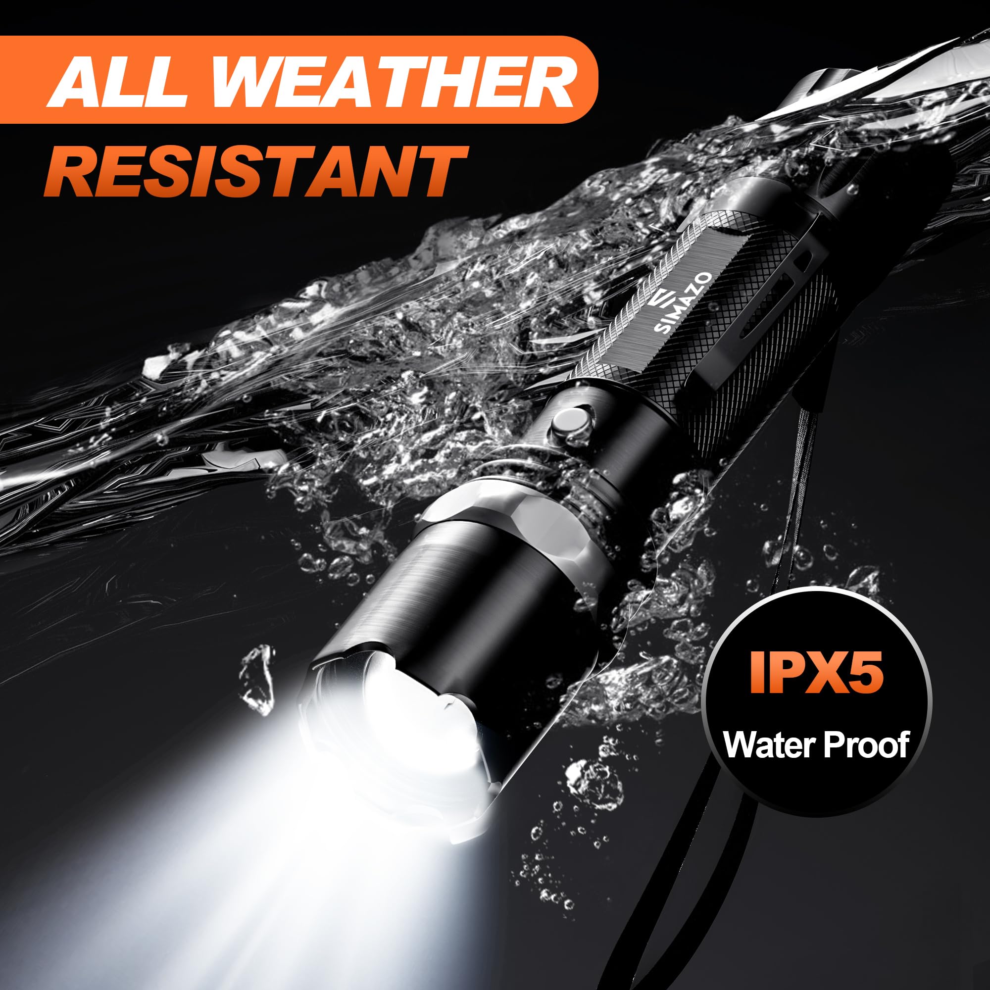 4 Pack Traffic Wand, 16 Inch LED Traffic Flashlight Wand with 5 ...