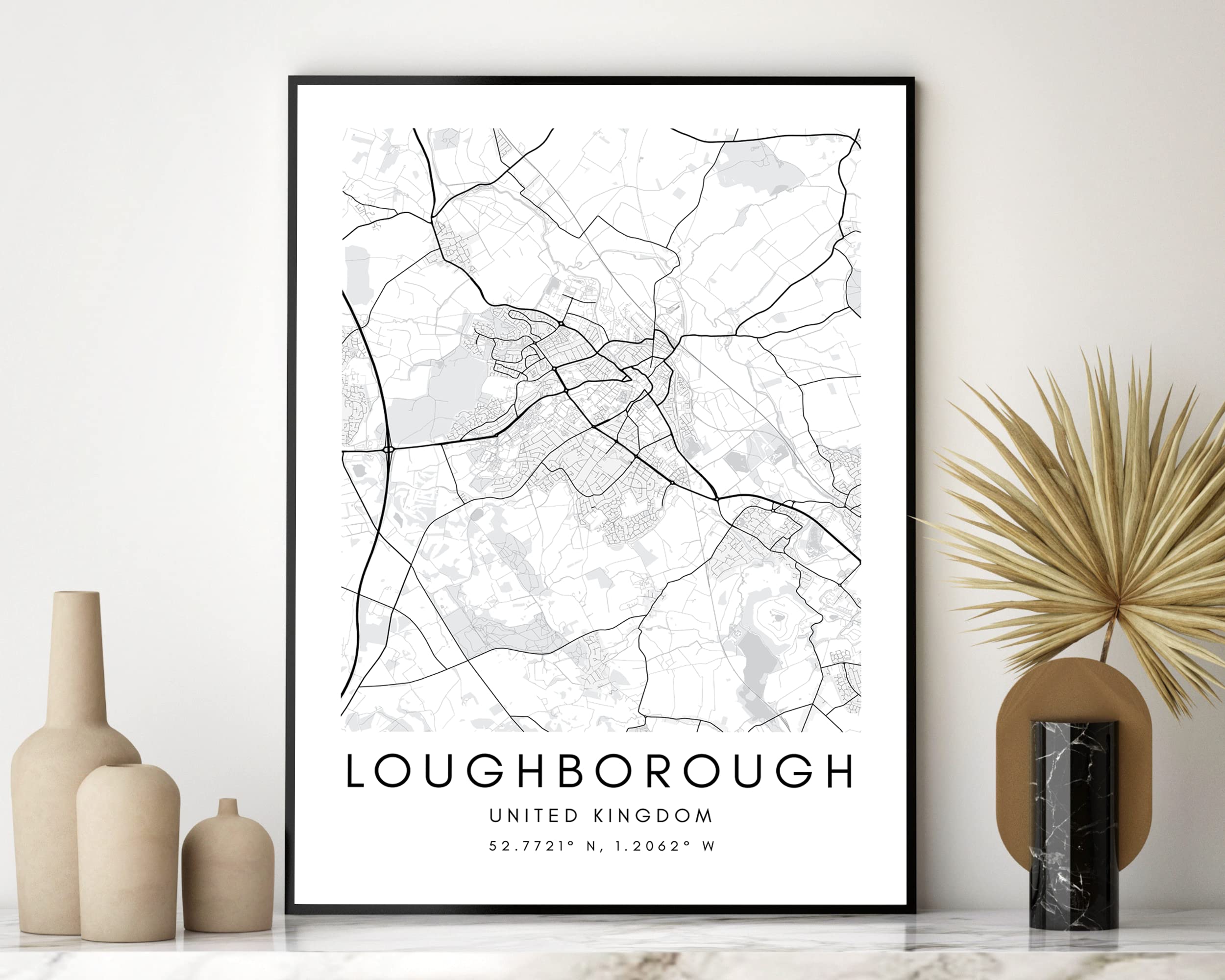 Loughborough United Kingdom On A Map