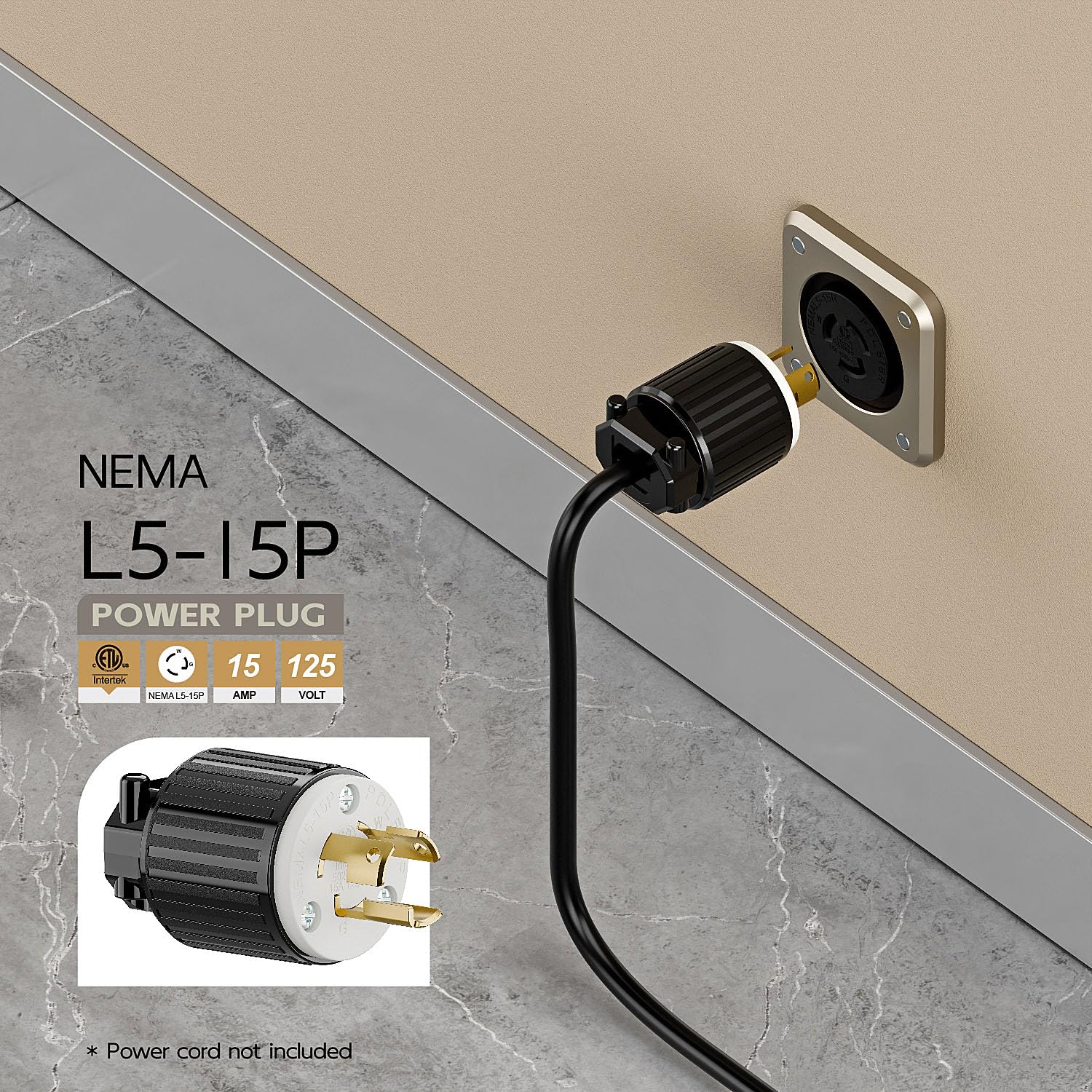 15 Amp Nema Twist Lock Plugs
