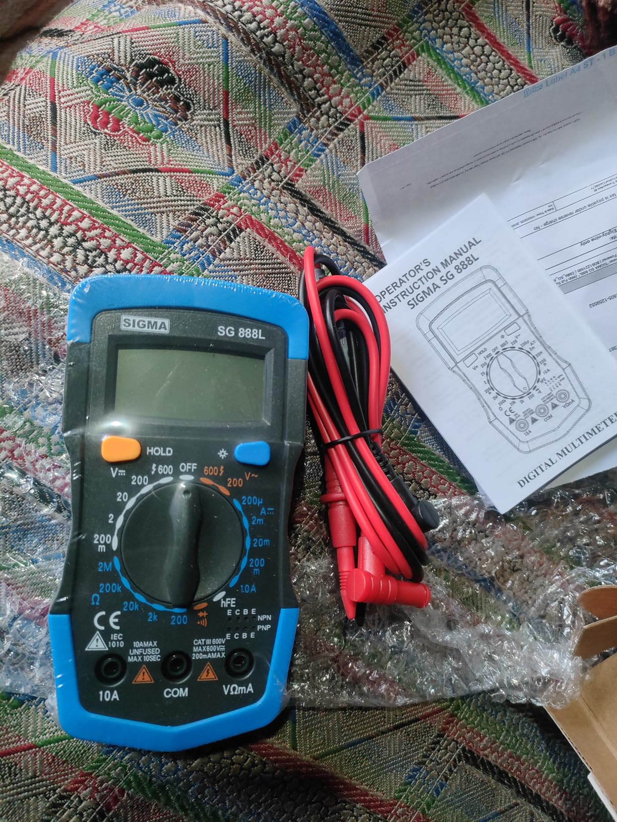SIGMA Digital Multimeter "SIGMA SG 888L" (With Full Range Protection ...