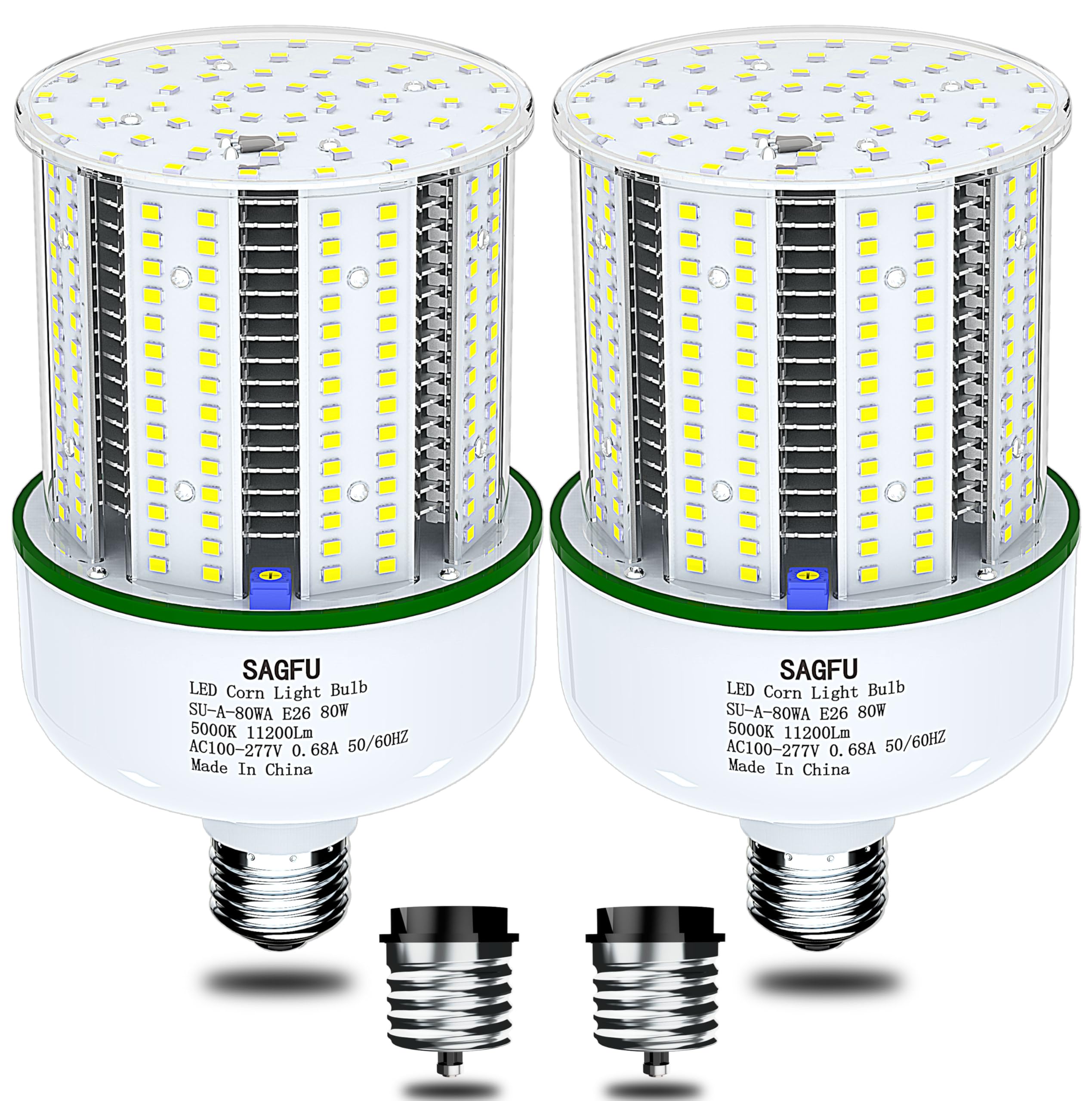 SAGFU 80W led Corn Cob Light Bulb,Resistance Dimmable,led Corn Bulb ...