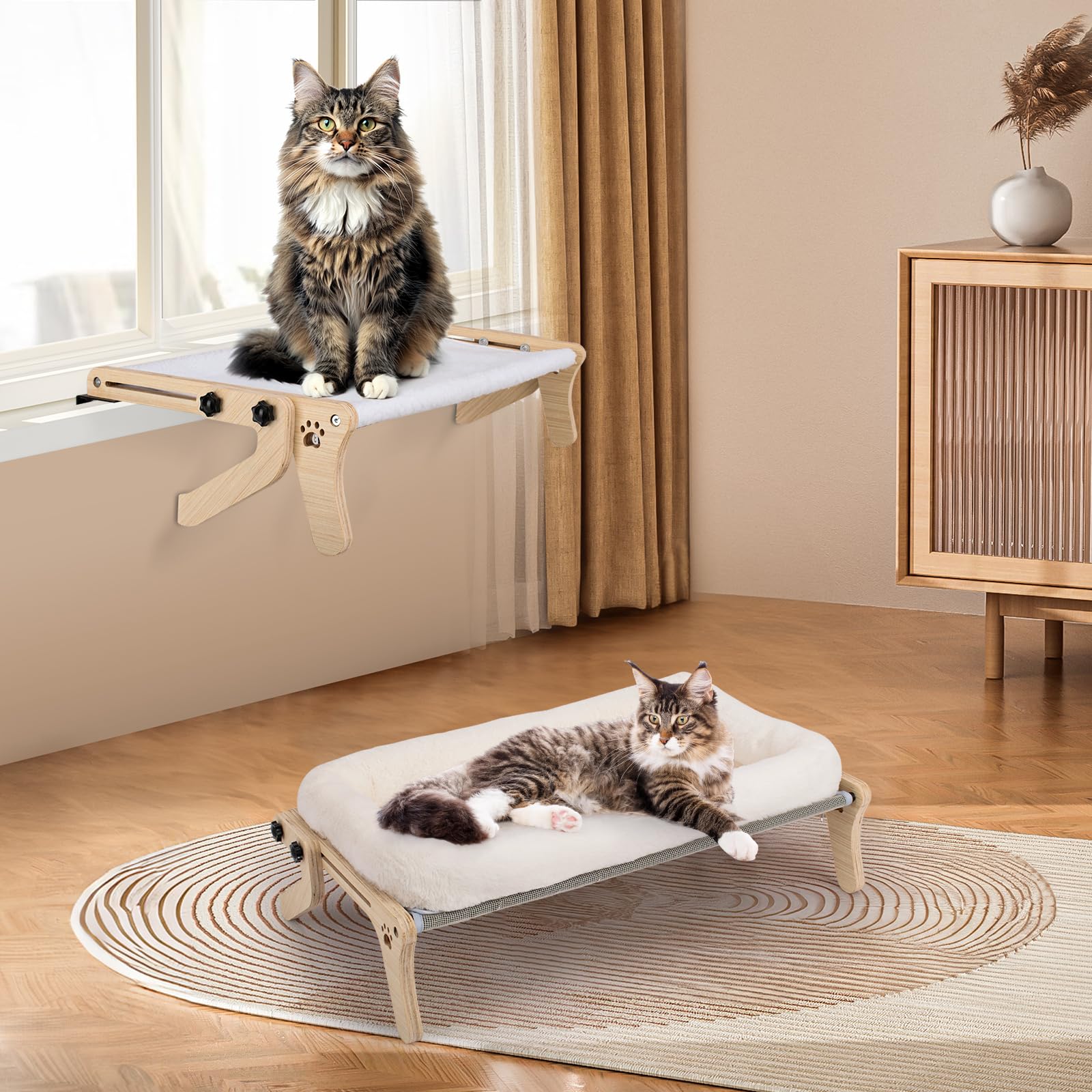 Amazon.com : Cat Window Perch,Sturdy Cat Window Hammock with Seat and ...