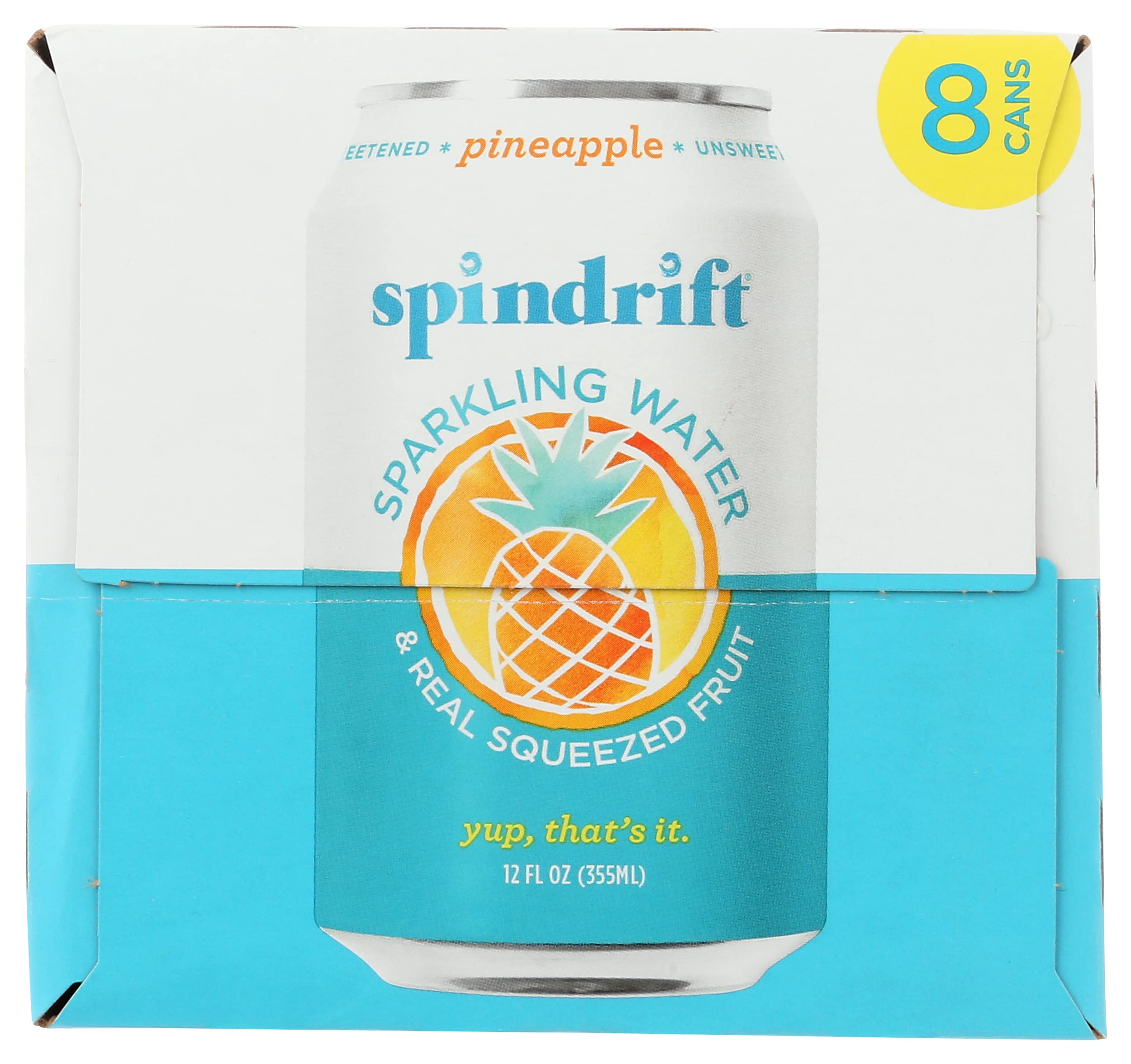 Snapklik.com : SPINDRIFT Pineapple Sparkling Water, 12 FZ