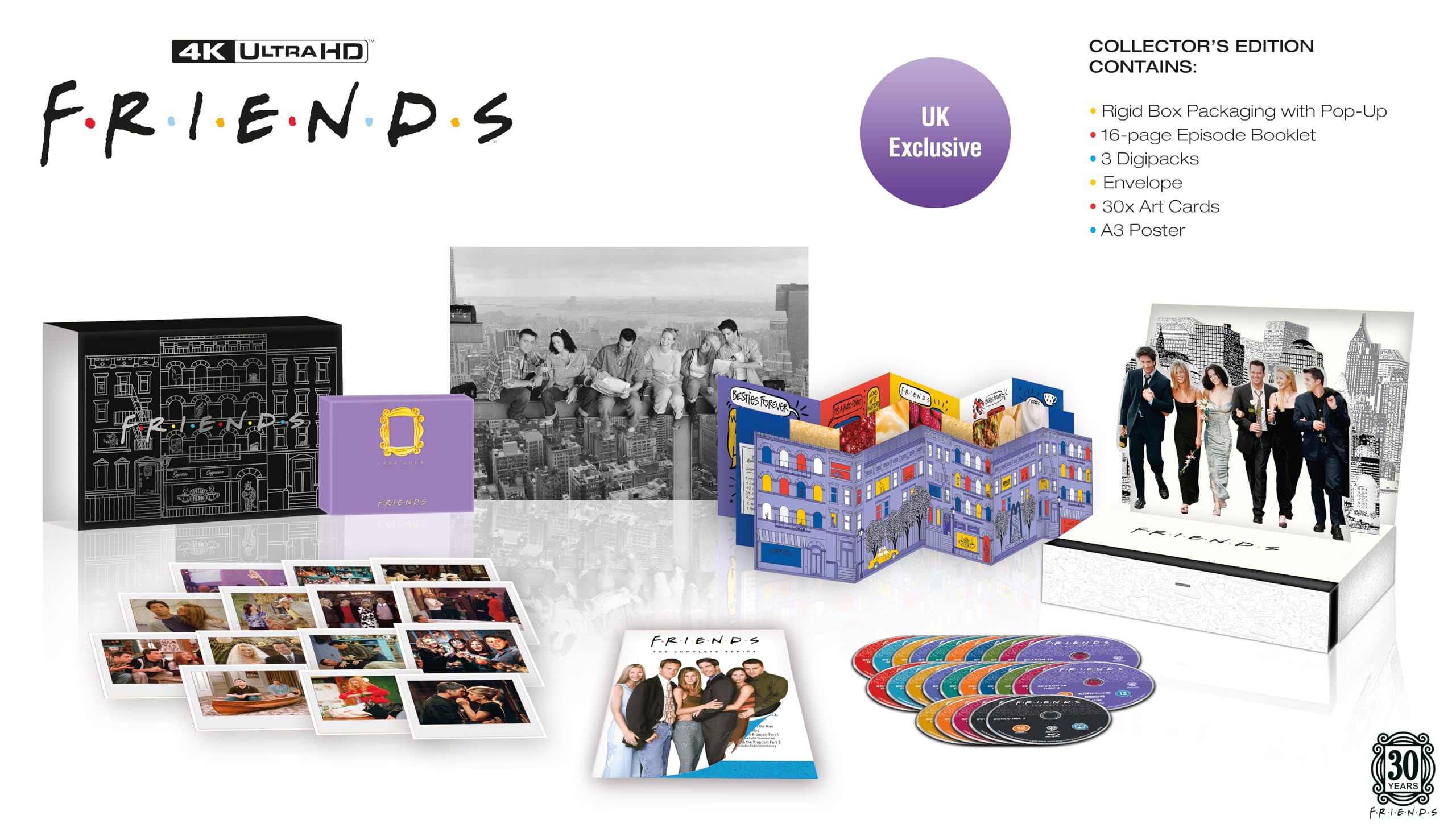 Friends: Complete Series Collector's Edition [UK Exclusive] [4K Ultra ...