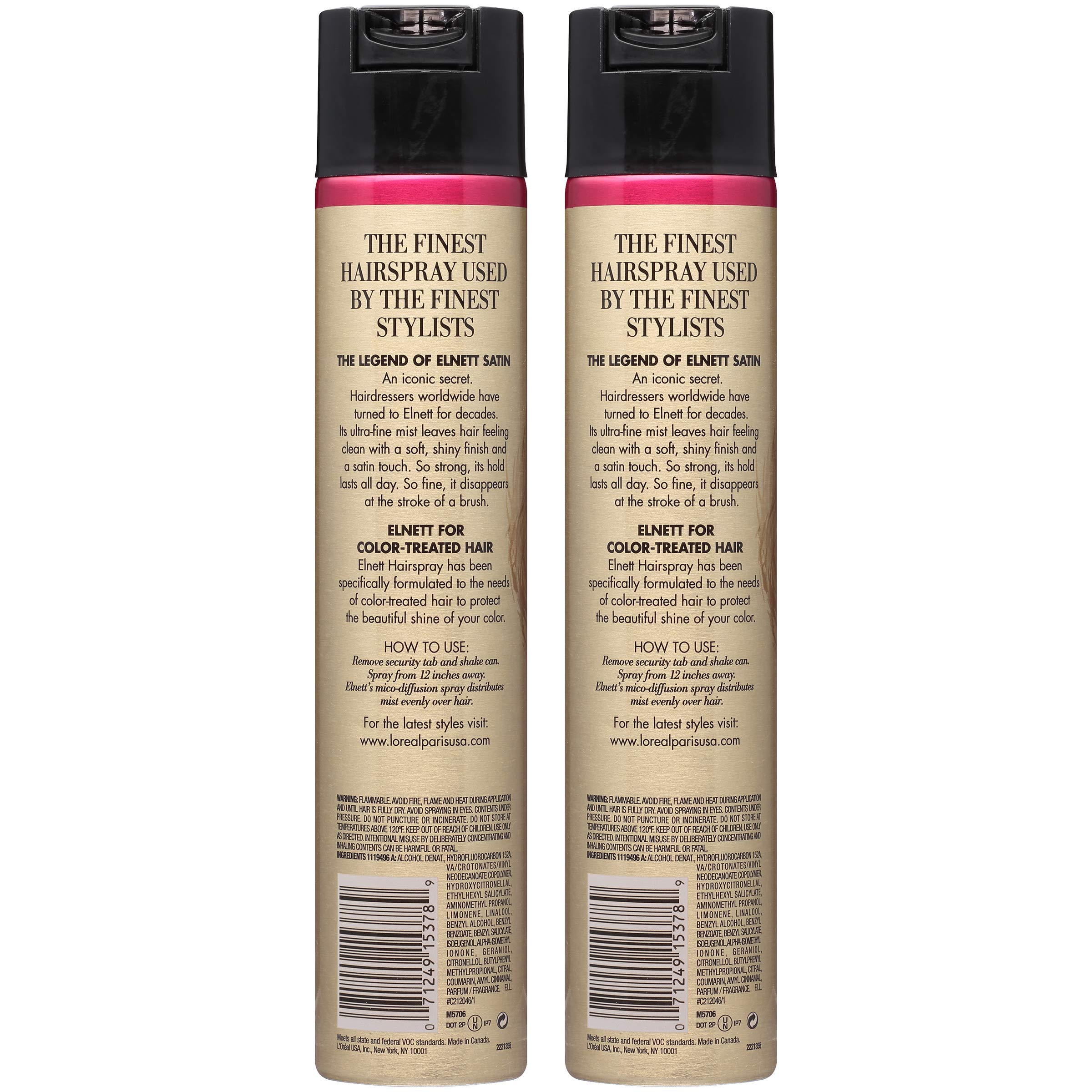 Snapklik.com : LOreal Paris Hair Care Elnett Satin Extra Strong Hold ...