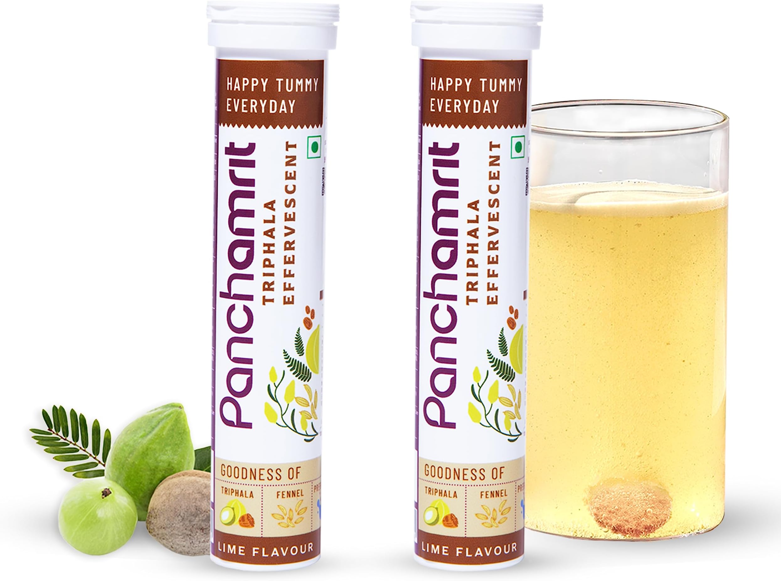 Amazon.com: Panchamrit Triphala Effervescent | Relieves Constipation ...