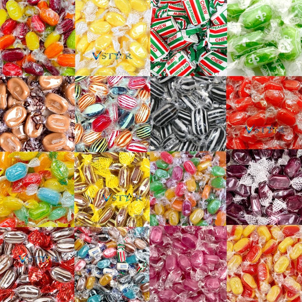 Pick & Mix Sweets Retro Candy Sweets Assorted Wrapped Sweets ...