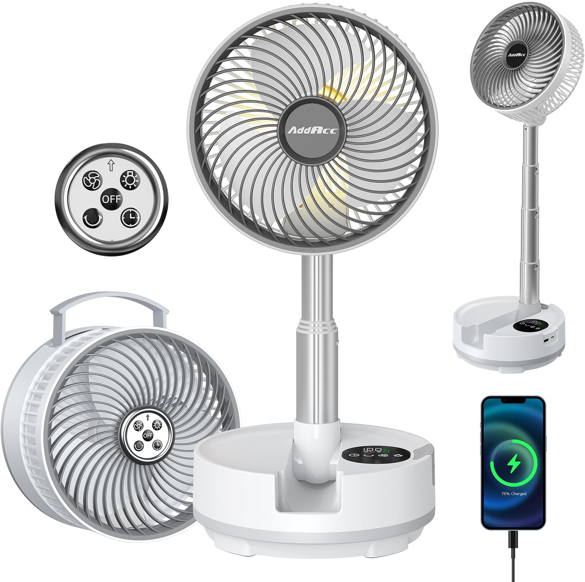 Amazon.com: VENTY Original Portable Fan - Wireless Battery Operated Fan ...