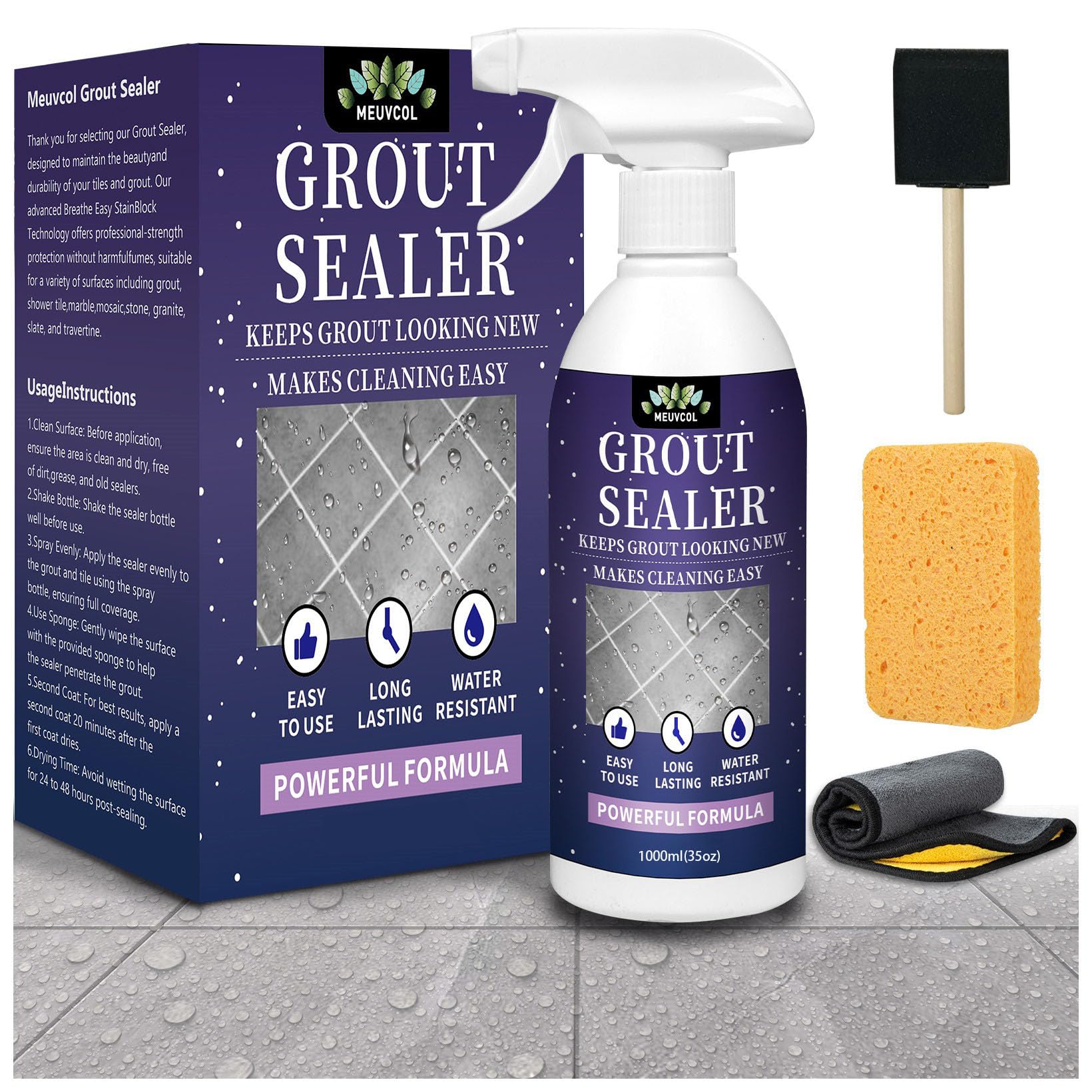 Snapklik.com : Grout Sealer Heavy Duty,35 OZ Grout Sealer Spray For ...