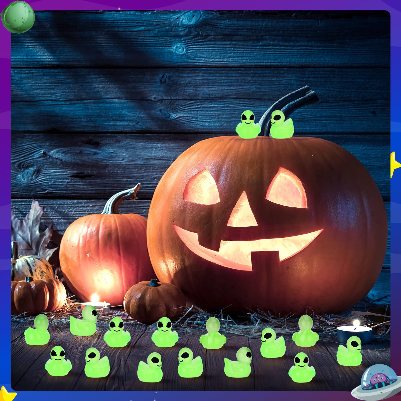 Snapklik.com : GGSTDDUP 50 Pcs Mini Alien Figures Glow In The Dark ...