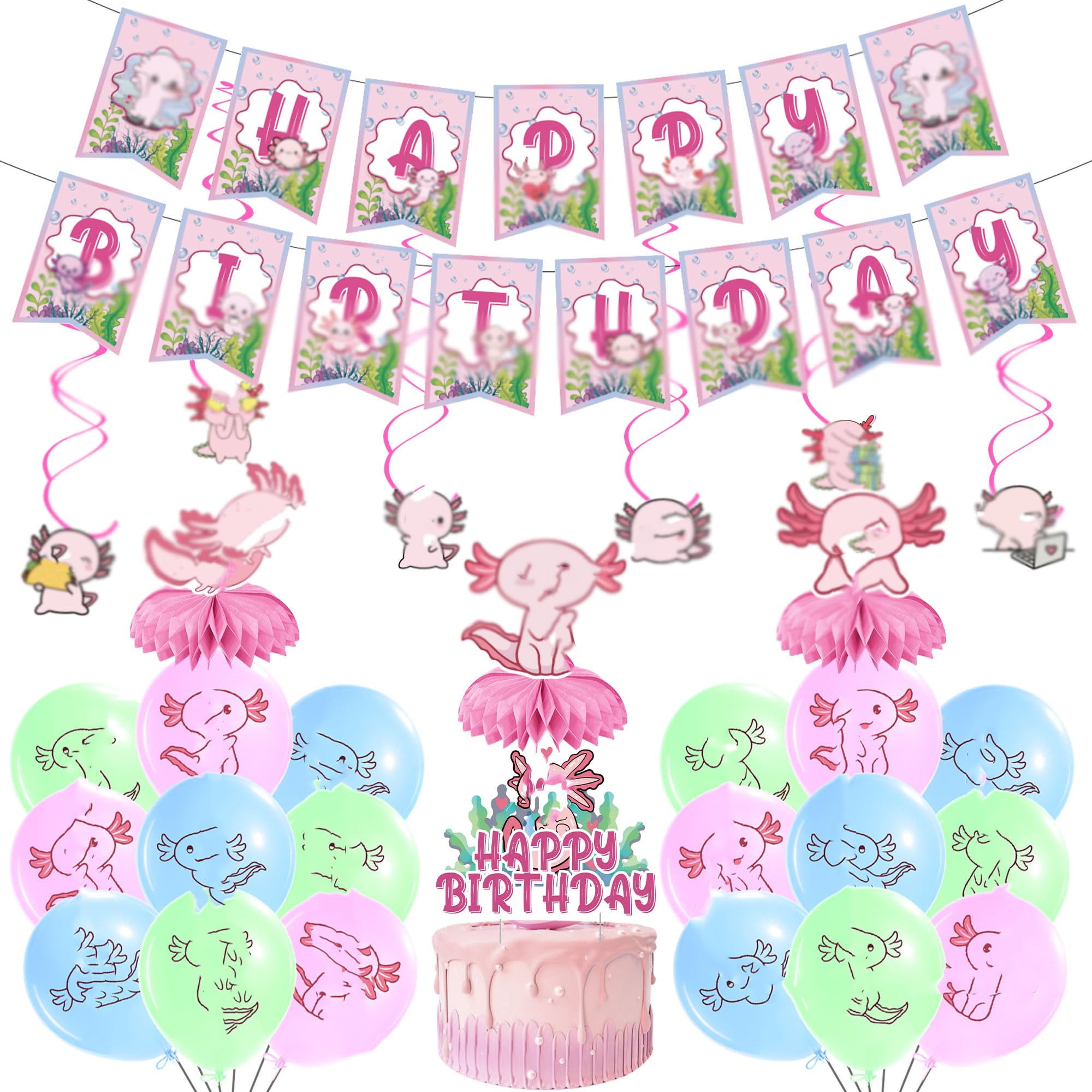 Buy 35 Pieces Cute Animal Party Decoration, Include Cute Animal ...