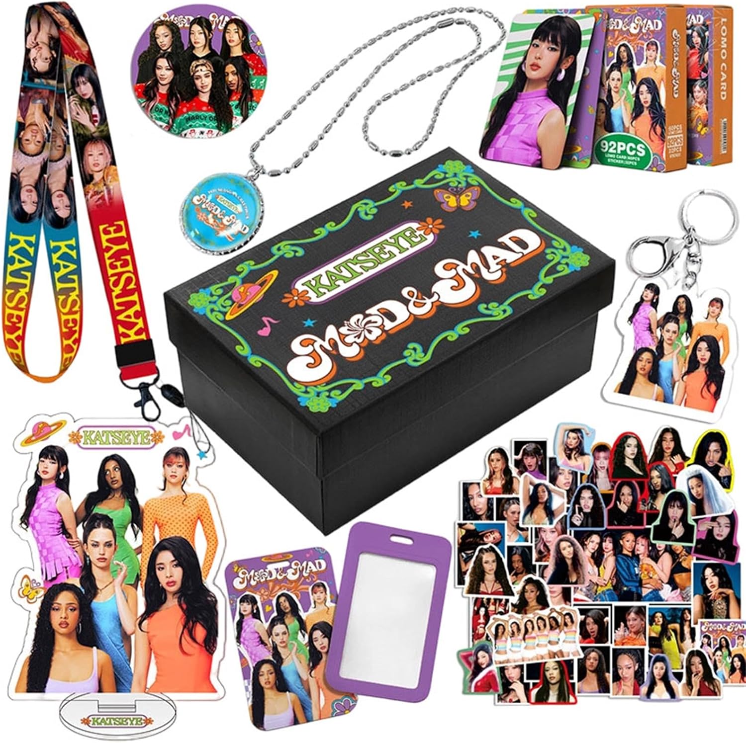 Amazon.com: BDNXTV KATSEYE Merch KATSEYE Photocards Peripherals Stand ...