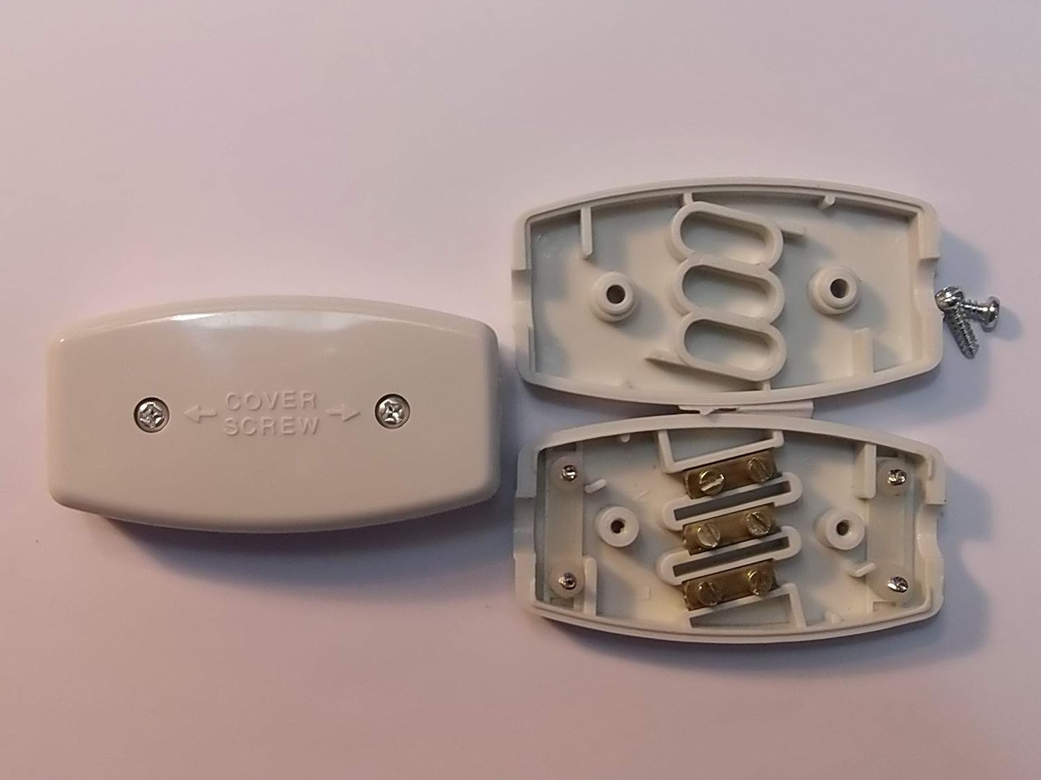 1 x 13amp/250v Electrical Inline Flex Cable CONNECTORS 3 CORE Cable ...