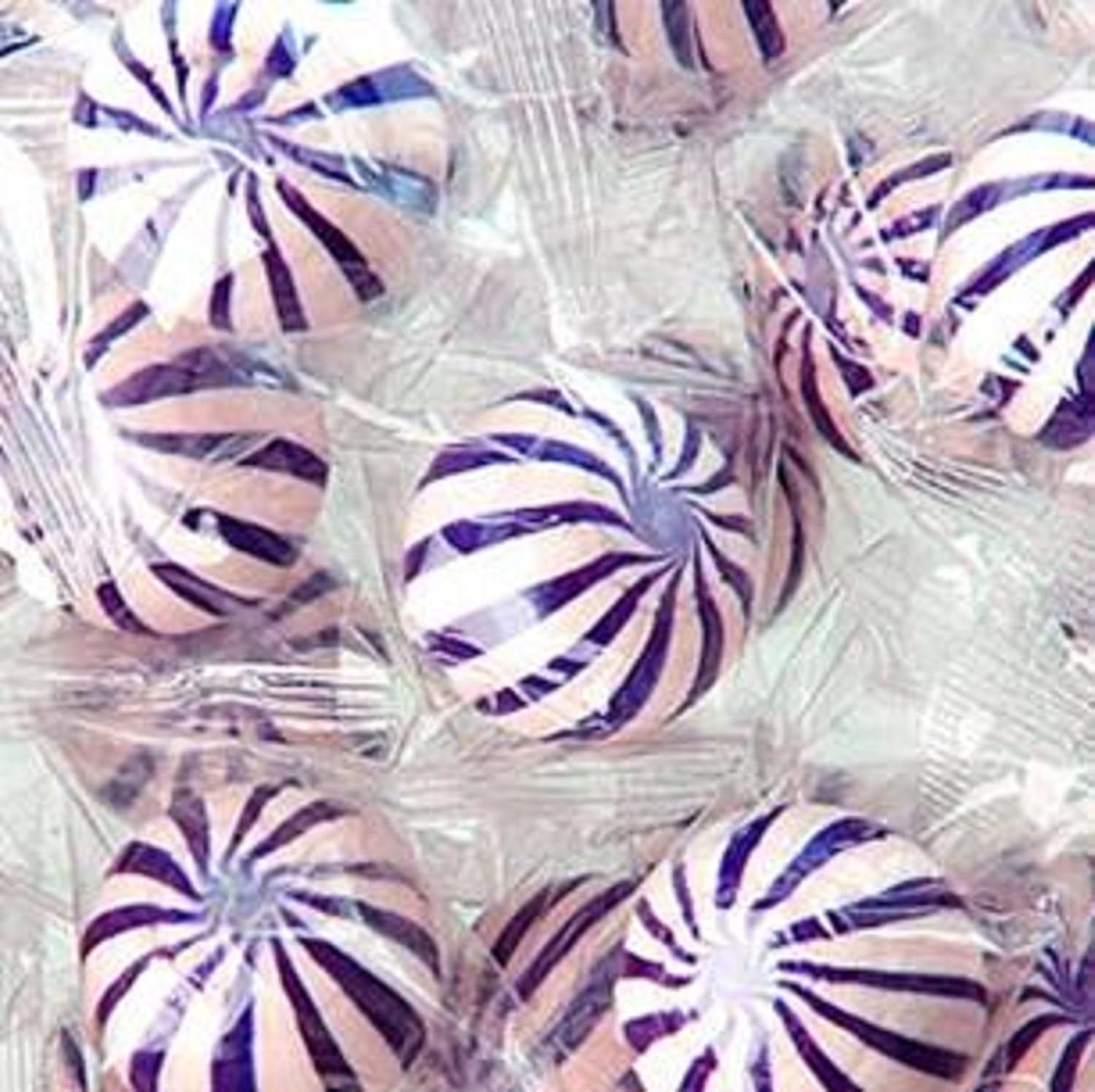 Amazon.com : Grape Sassy Spheres Purple & White Striped Candy Balls 1LB ...