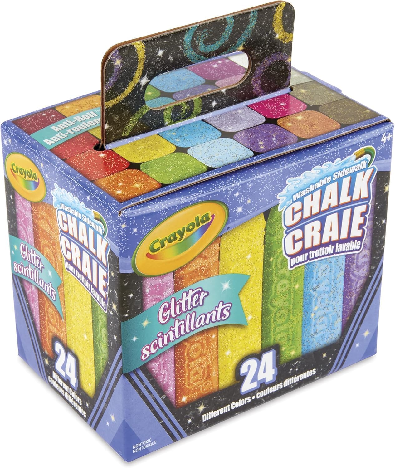 Crayola Glitter Chalk, 24 Count : Amazon.ca: Toys & Games