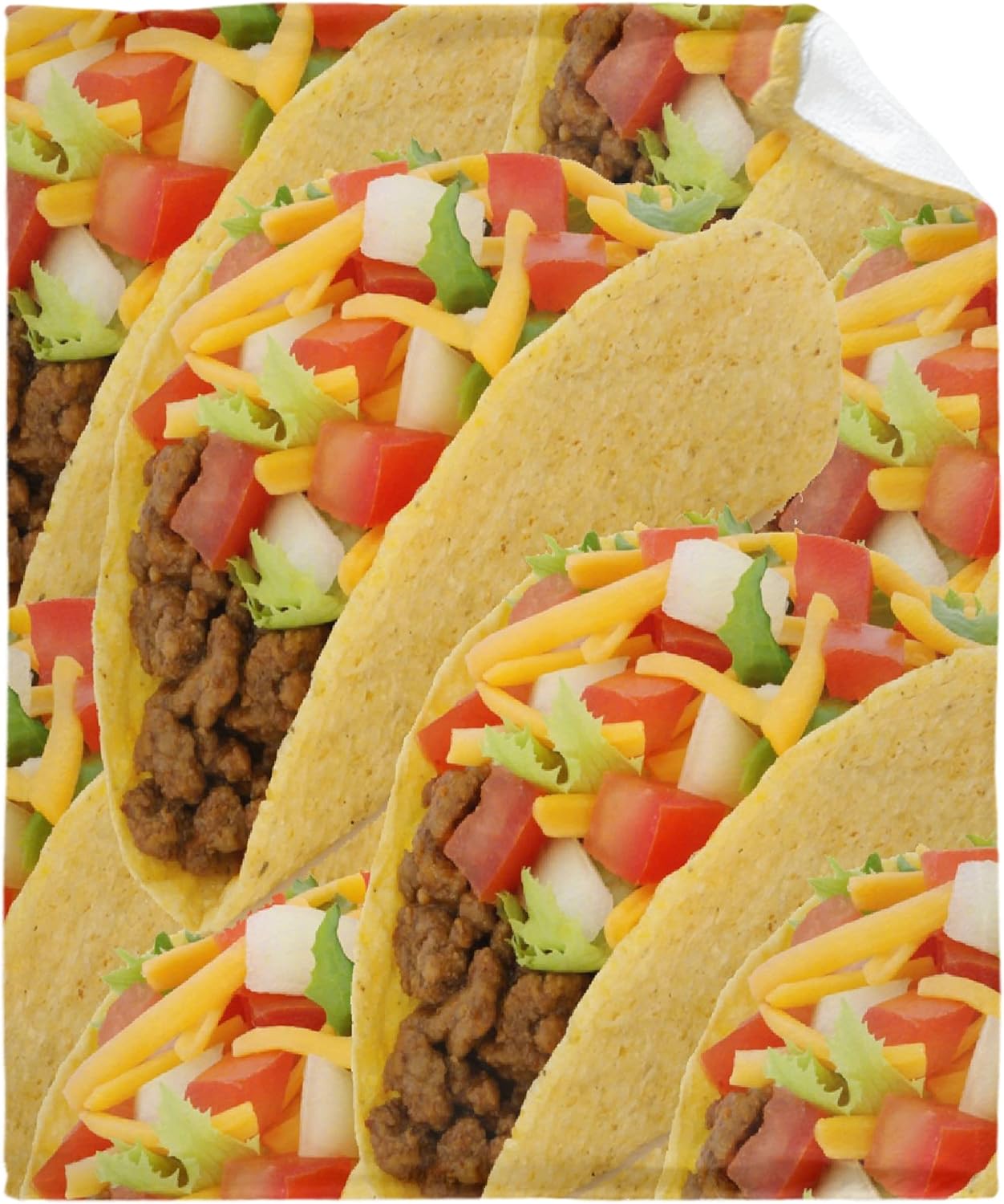 Taco Blanket Throw, Funny Food Blanket Gift for Daughter and Son, Ultra ...