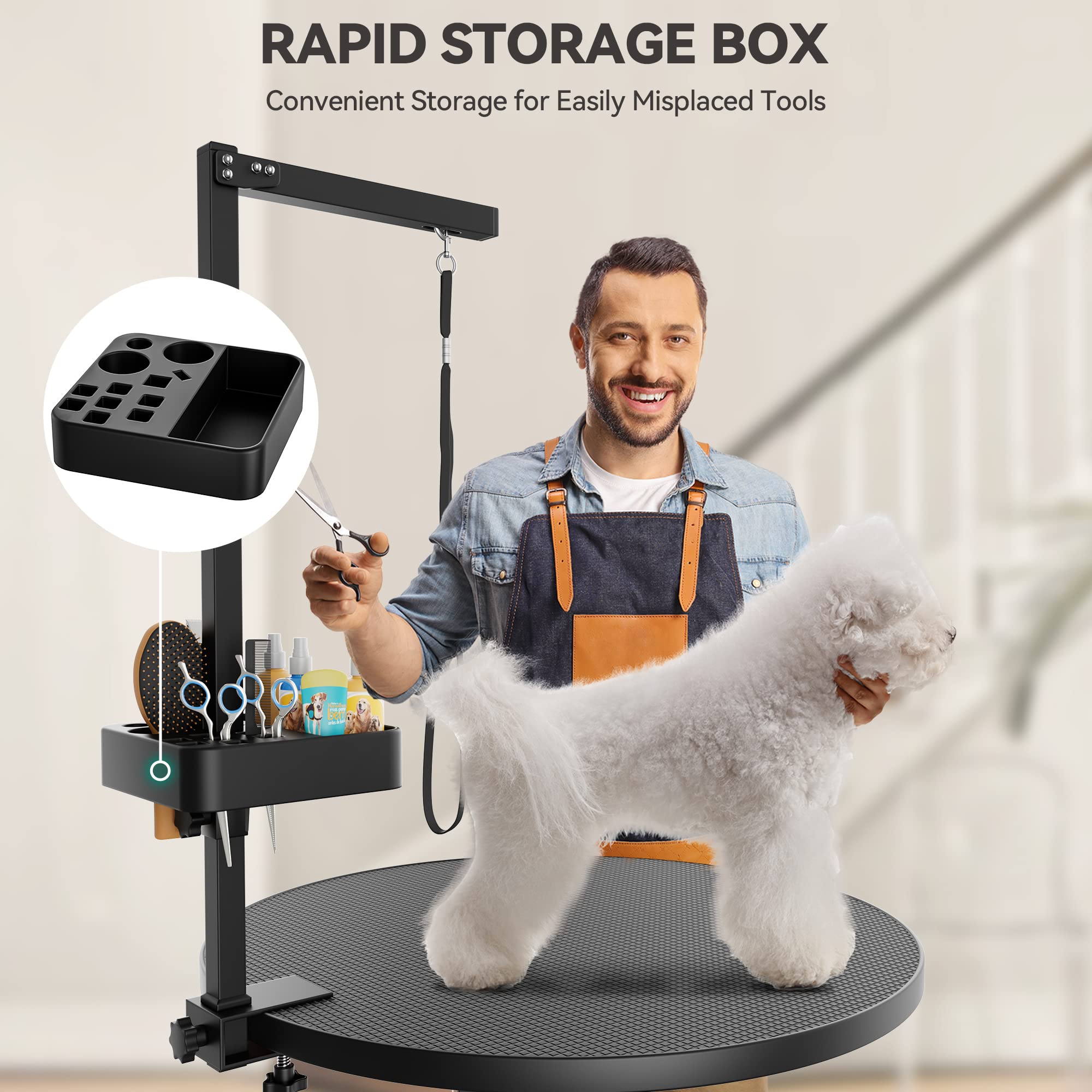 Snapklik.com : YITAHOME Electric Lift Dog Grooming Table 24 Rotating ...