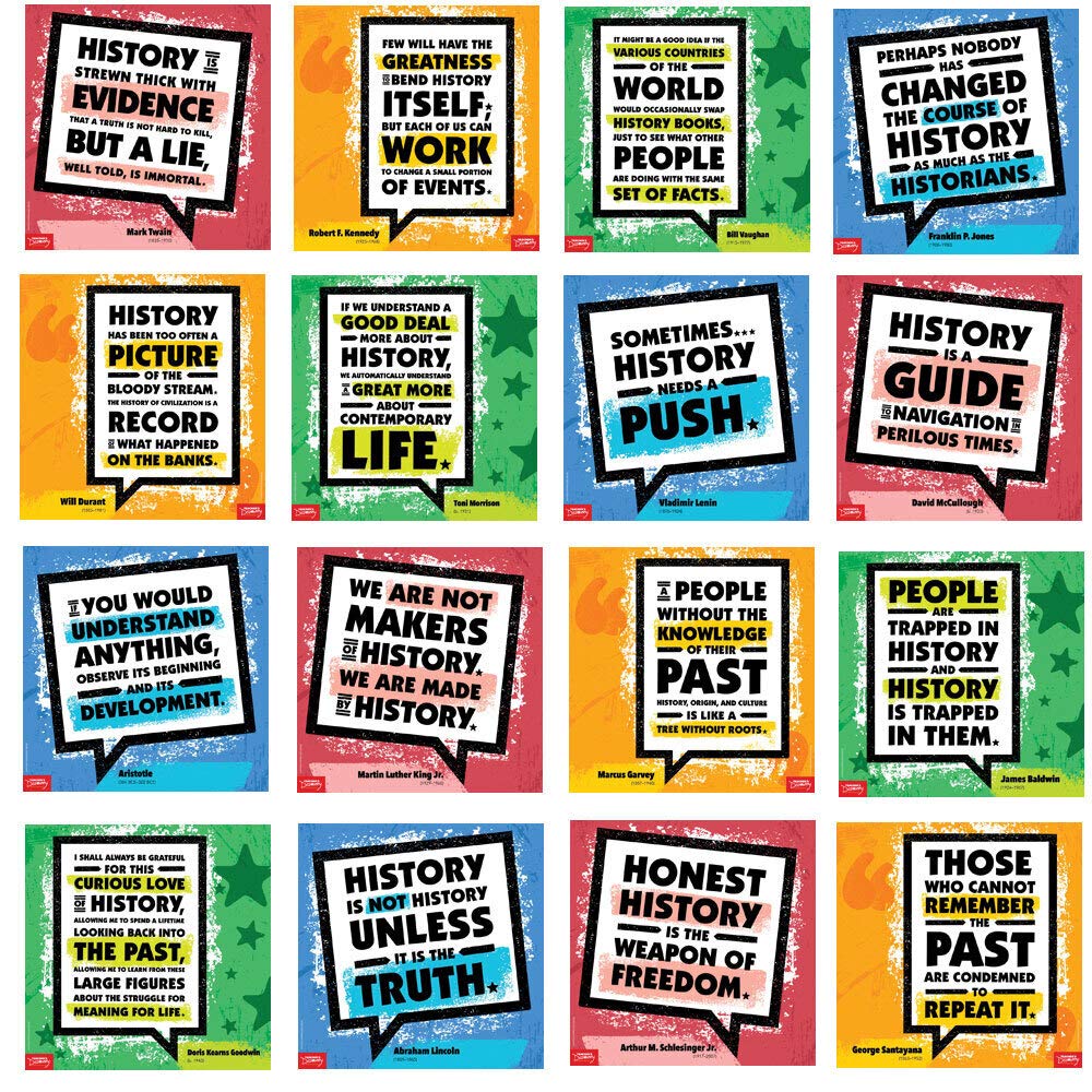 Amazon.com: Teacher's Discovery Historians on History Mini-Poster Set ...