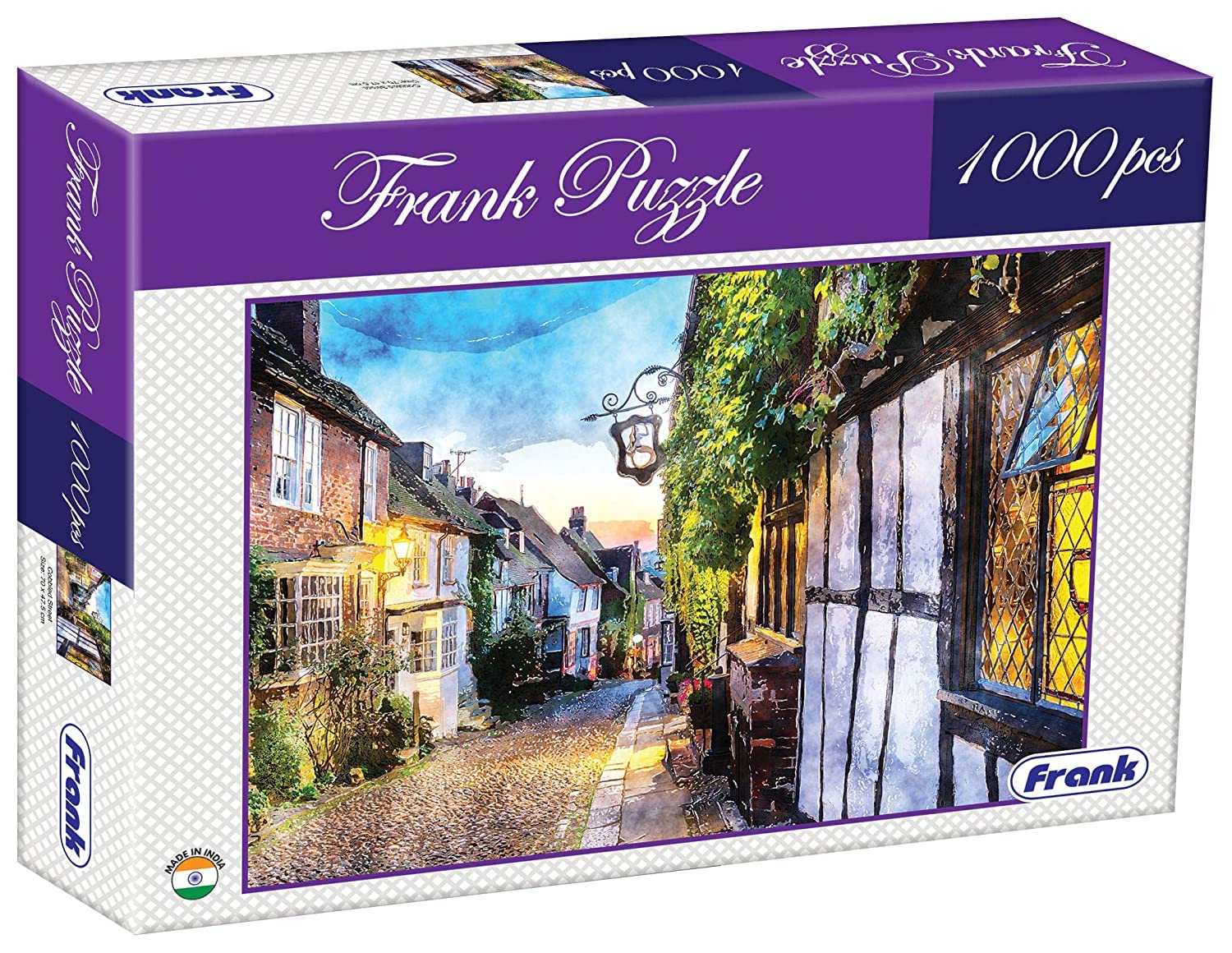 Buy Frank Cobbled Street 1000 Piece Jigsaw Puzzle for Kids and Adults ...