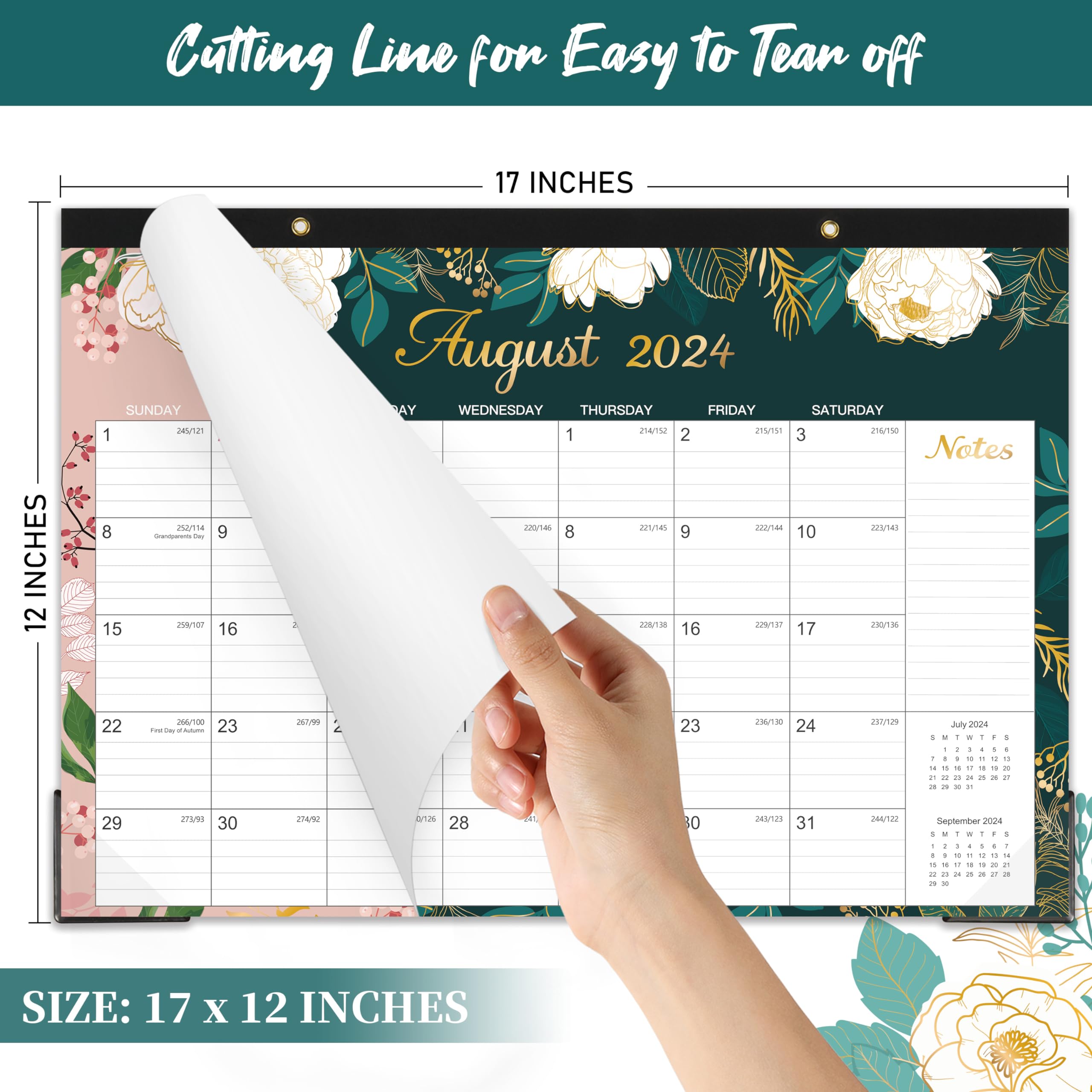 Snapklik.com : Desk Calendar 2024-2025 - Jul 2024 - Dec 2025, 18 Months ...
