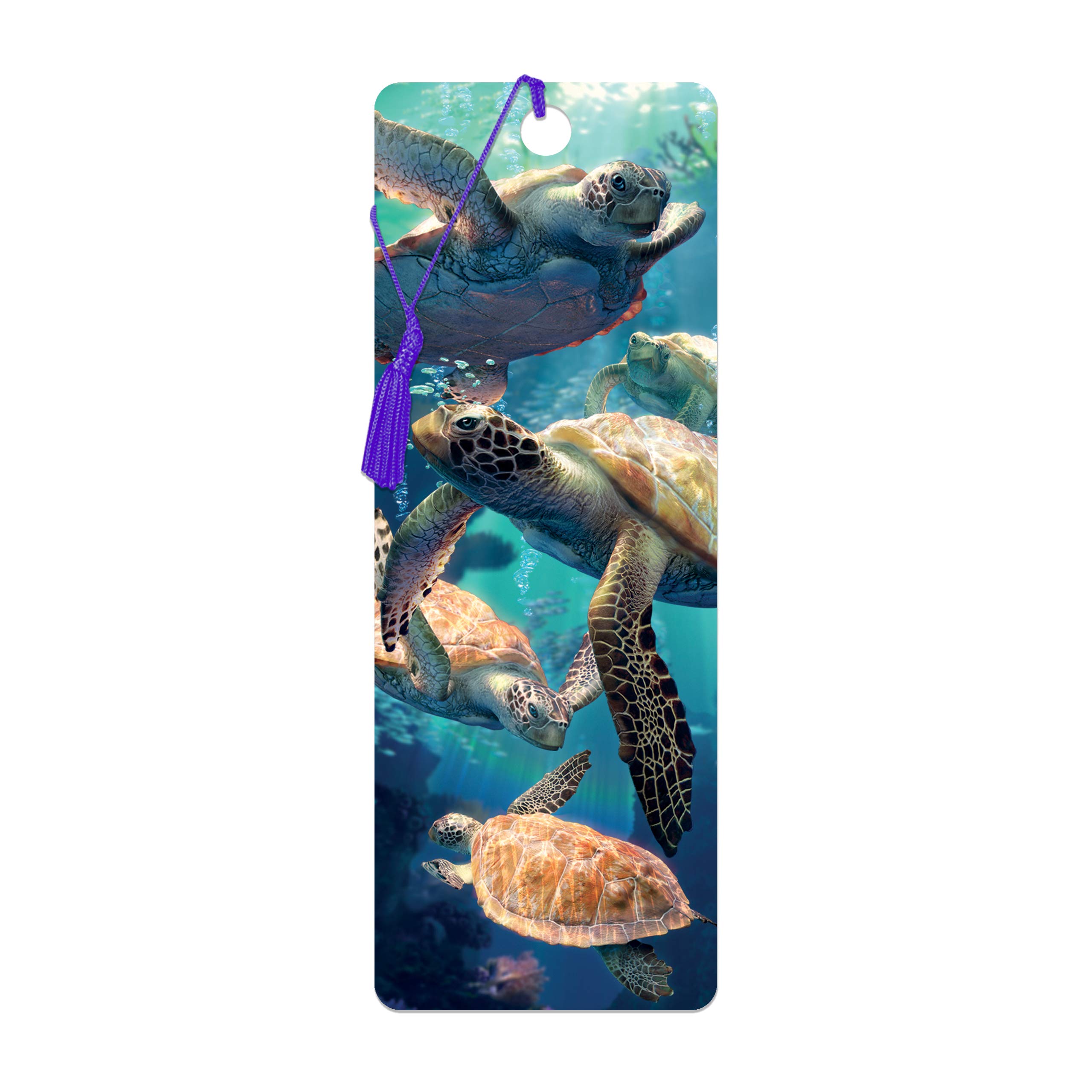 Buy 3D LiveLife Bookmark - Sea Turtle Swim from Deluxebase. A Sea ...