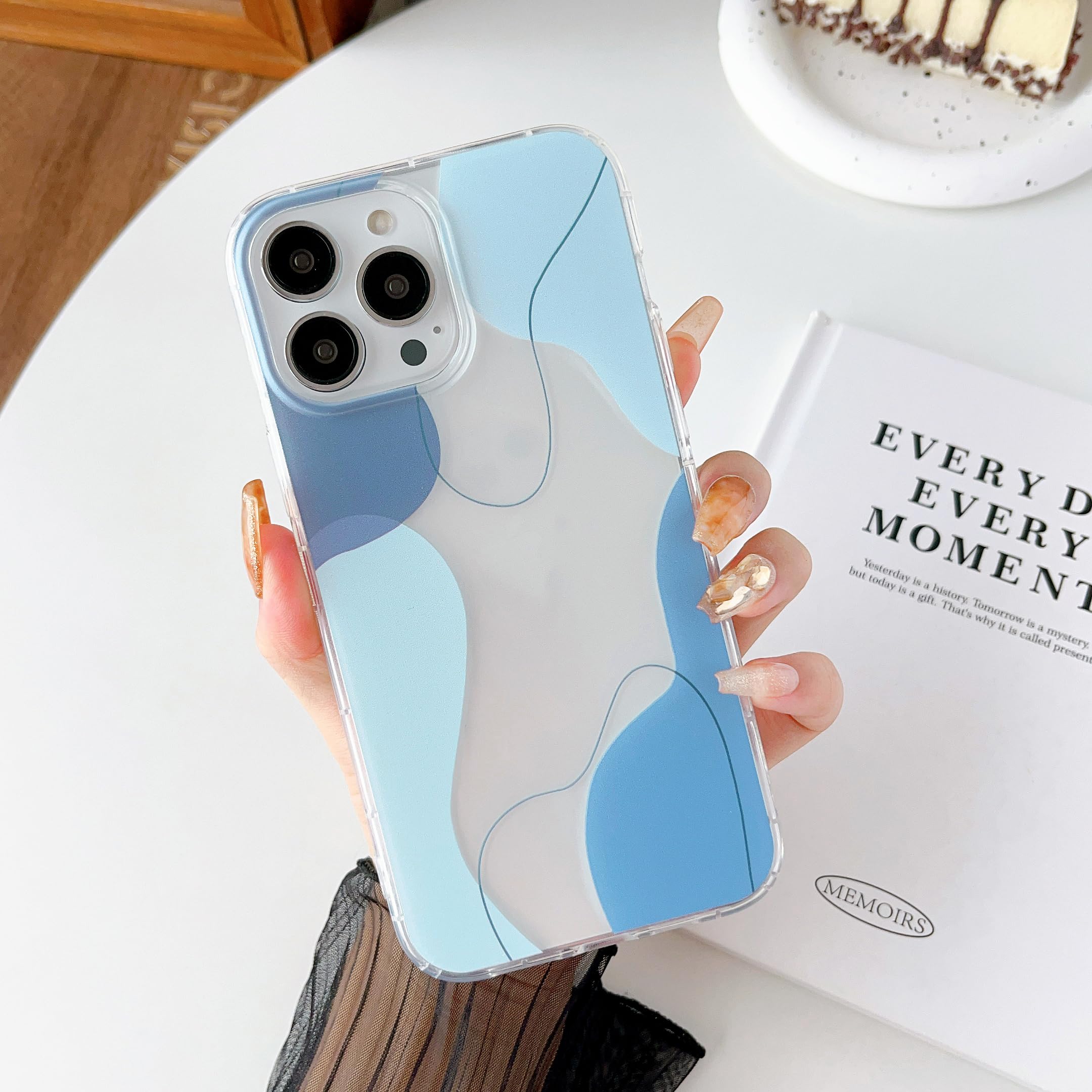 Amazon.com: DEFBSC Compatible with iPhone 16 Pro Max Case, Soft Shaped ...