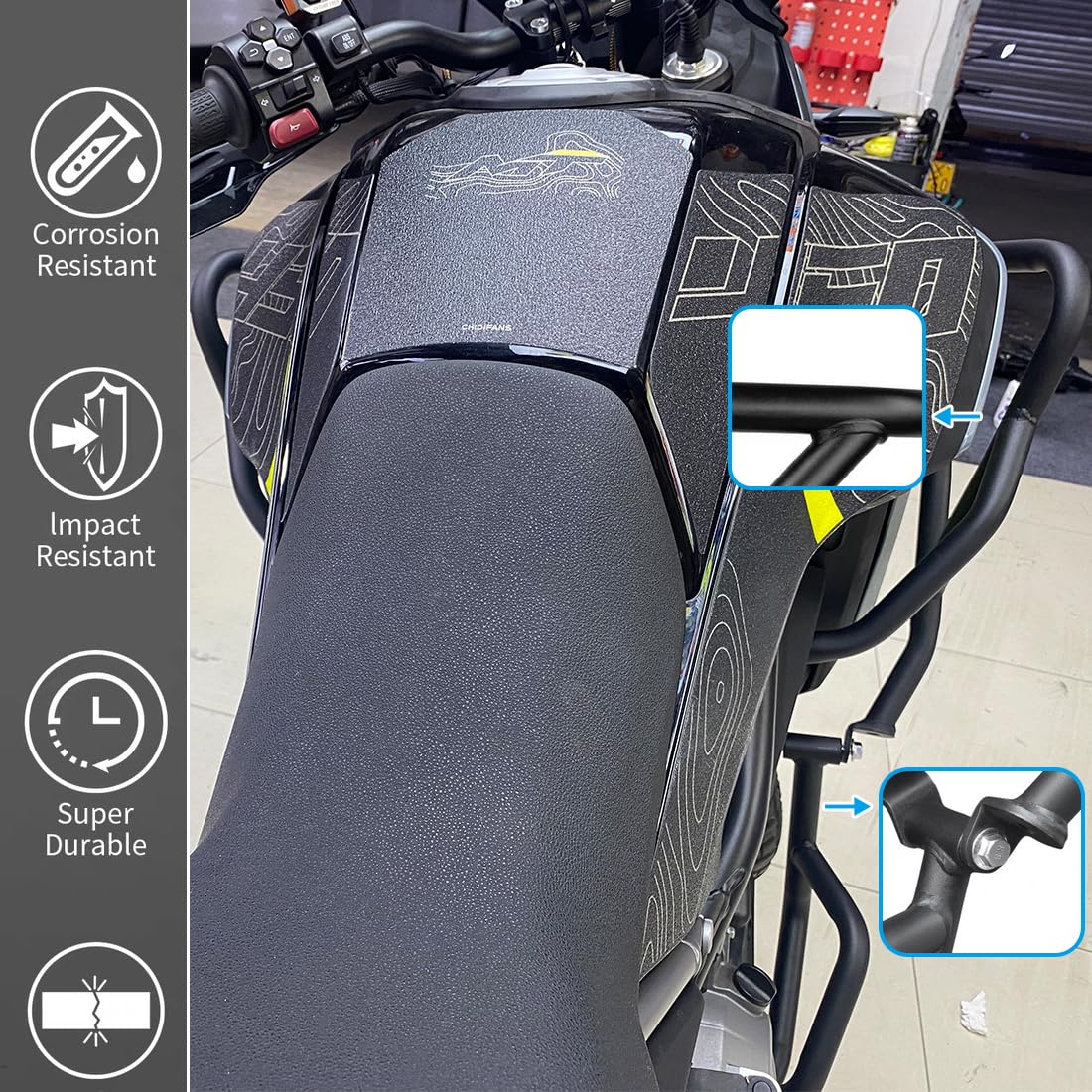 Engine Guards For 450MT Steel Engine Crash Bars For CFMOTO 450MT 2024 ...