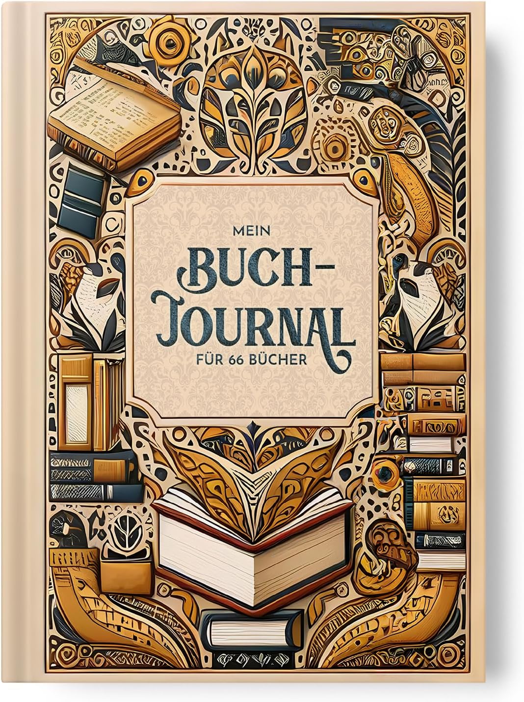 Lanpn Lesetagebuch & Buchjournal, Leinen Reading Book Journal Tagebuch ...
