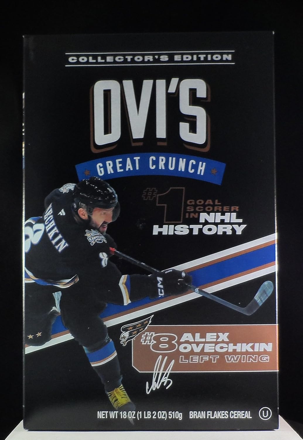 Giant Foods Ovi's Great Crunch Cereal - Alex Ovechkin DC Capitals ...