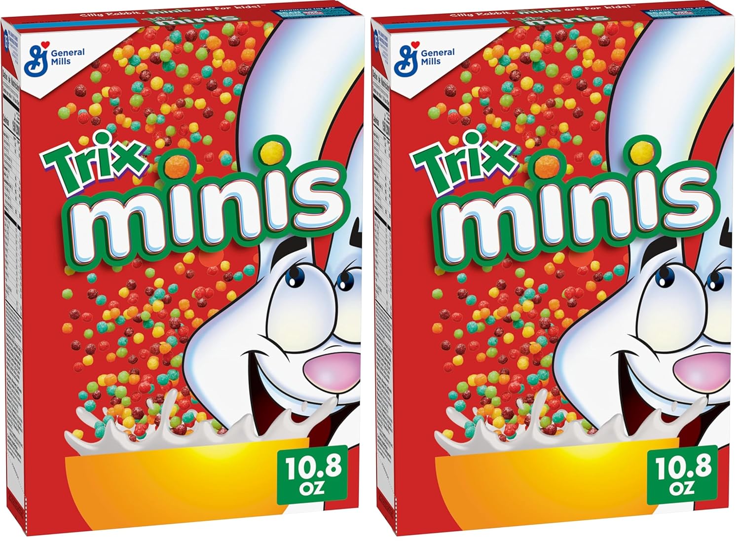 Amazon.com: Trix Minis Fruity Mini Corn Puff Breakfast Cereal, 10.8 OZ ...