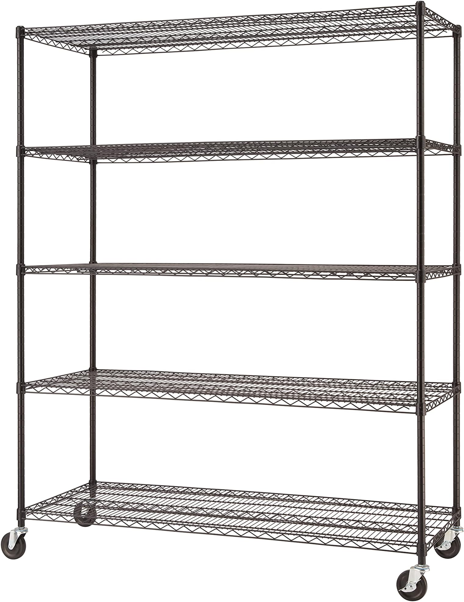 Amazon.com: TRINITY EcoStorage 5-Tier NSF Wire Shelving Rack with ...